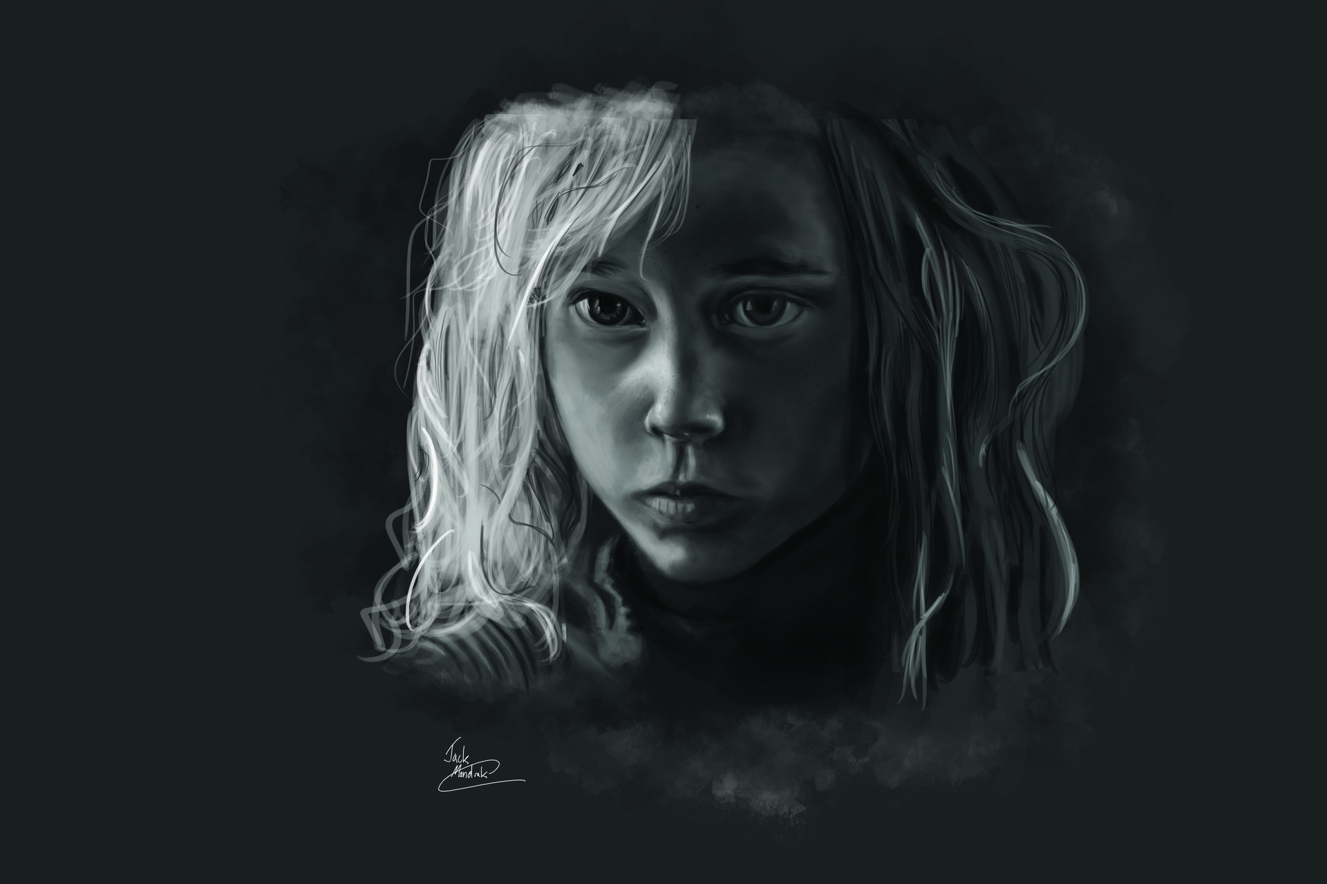 ArtStation - Newt Portrait Practice