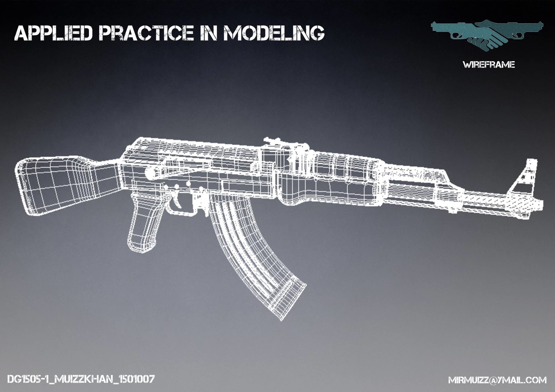 ArtStation - 3D Gun Modeling