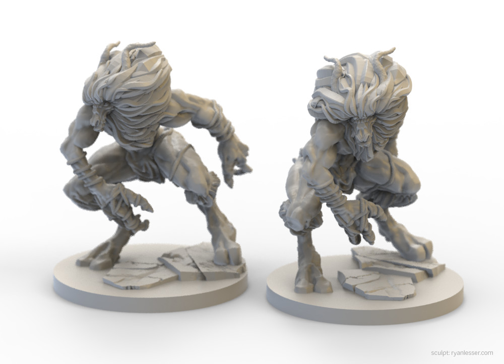 Ryan Lesser - Reckless Deck Kickstarter Miniatures