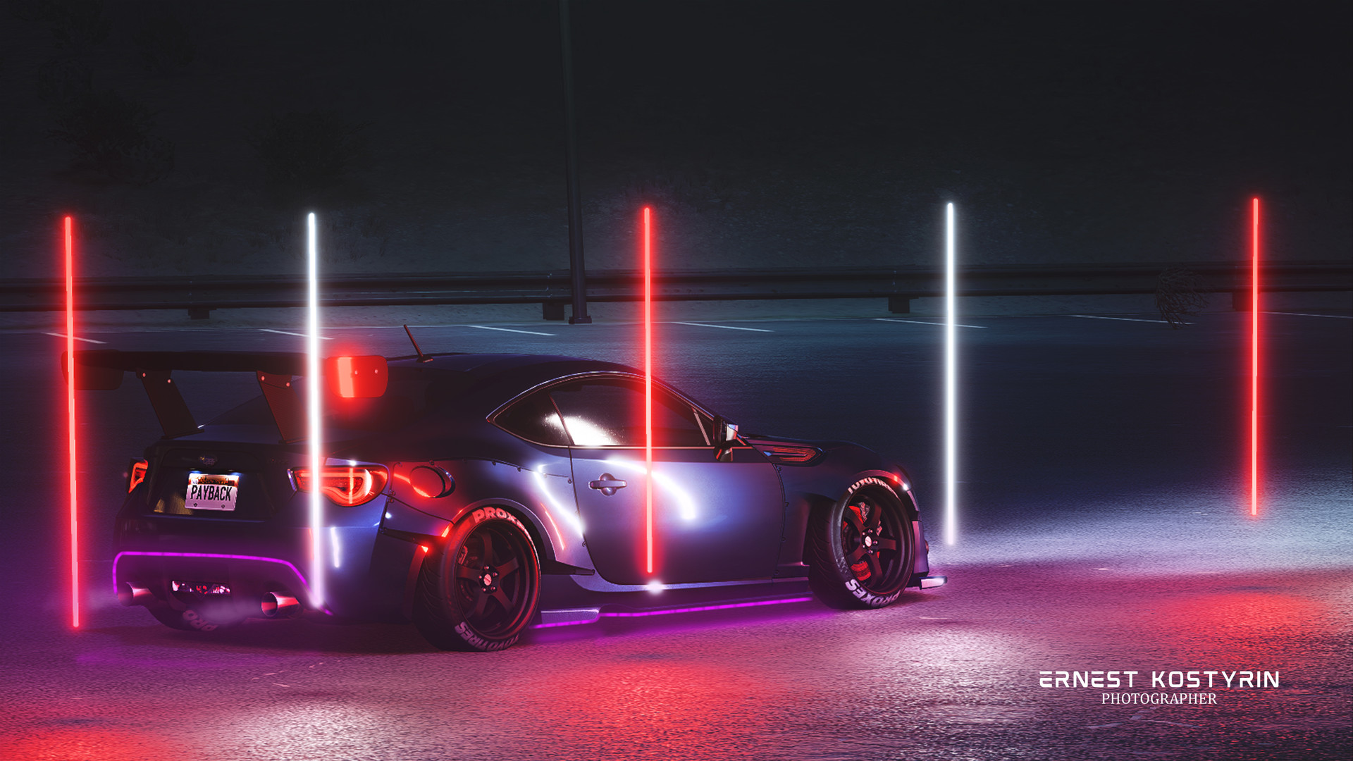ArtStation - Subaru BRZ Lightning