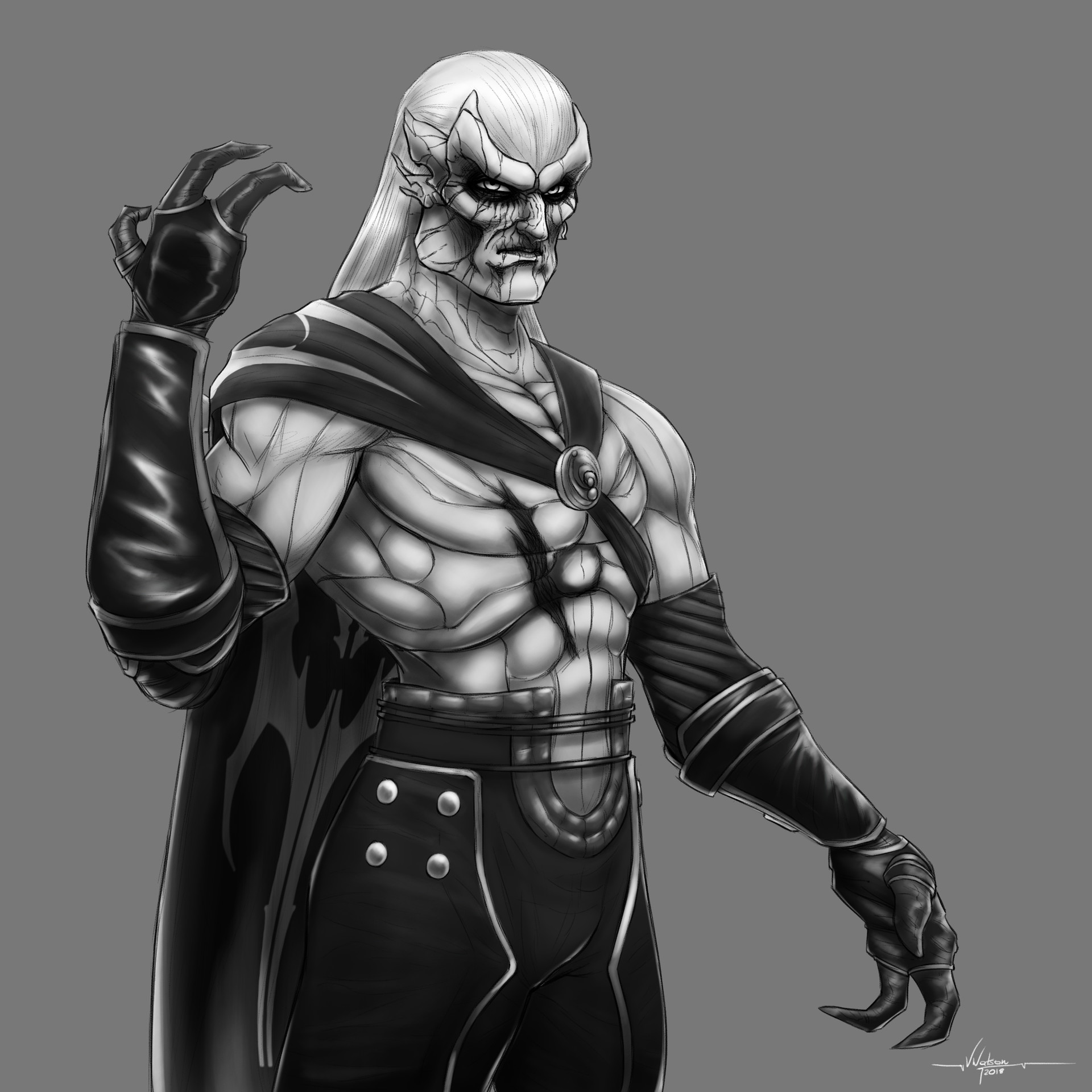 Vitor Hugo Watson Trajano - Elder Kain (Legacy of Kain Series) Illustration