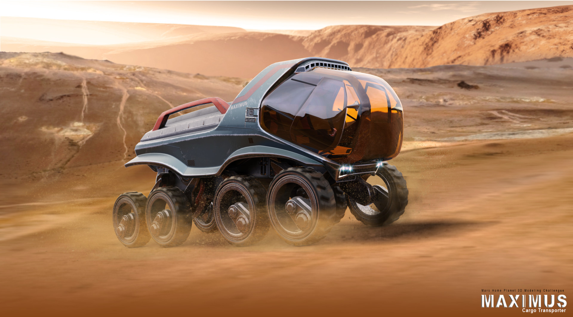 ArtStation - MAXIMUS Cargo Transporter