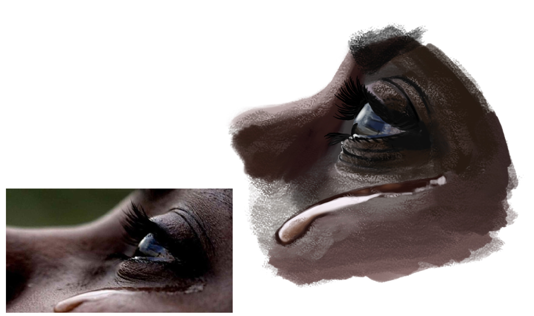 Stuart Rolfe - Painting tears