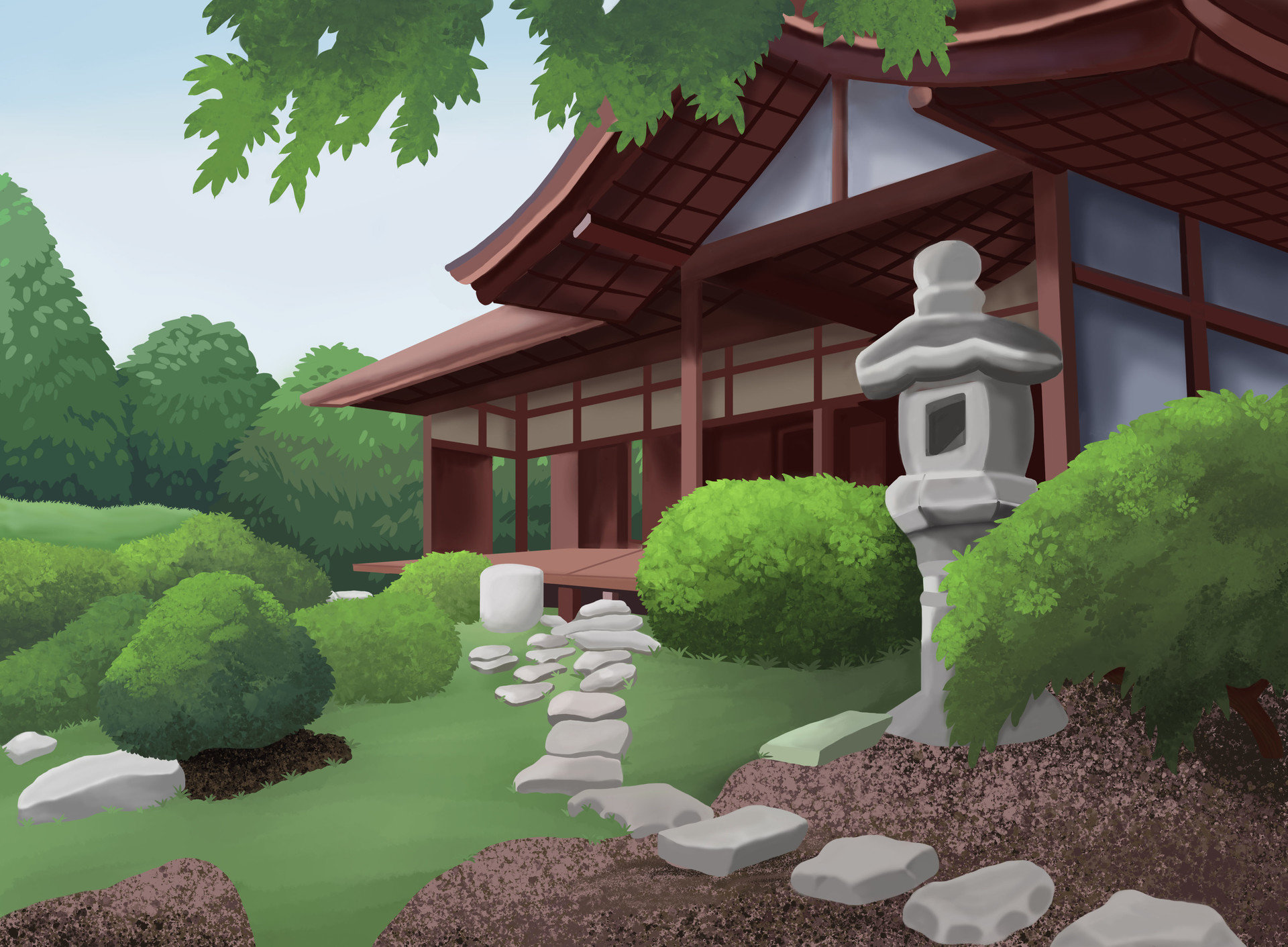 ArtStation - Japanese Temple