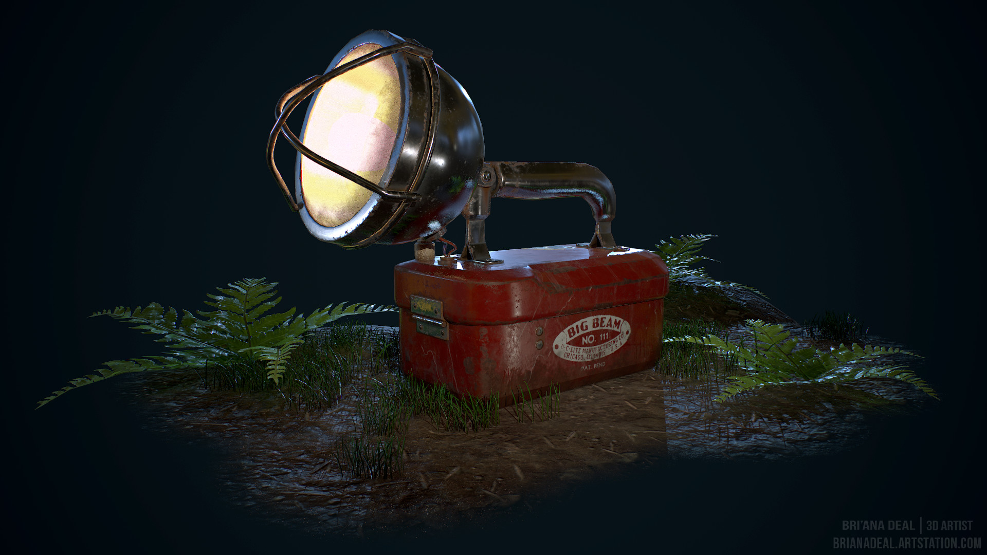 ArtStation - Vintage Flashlight