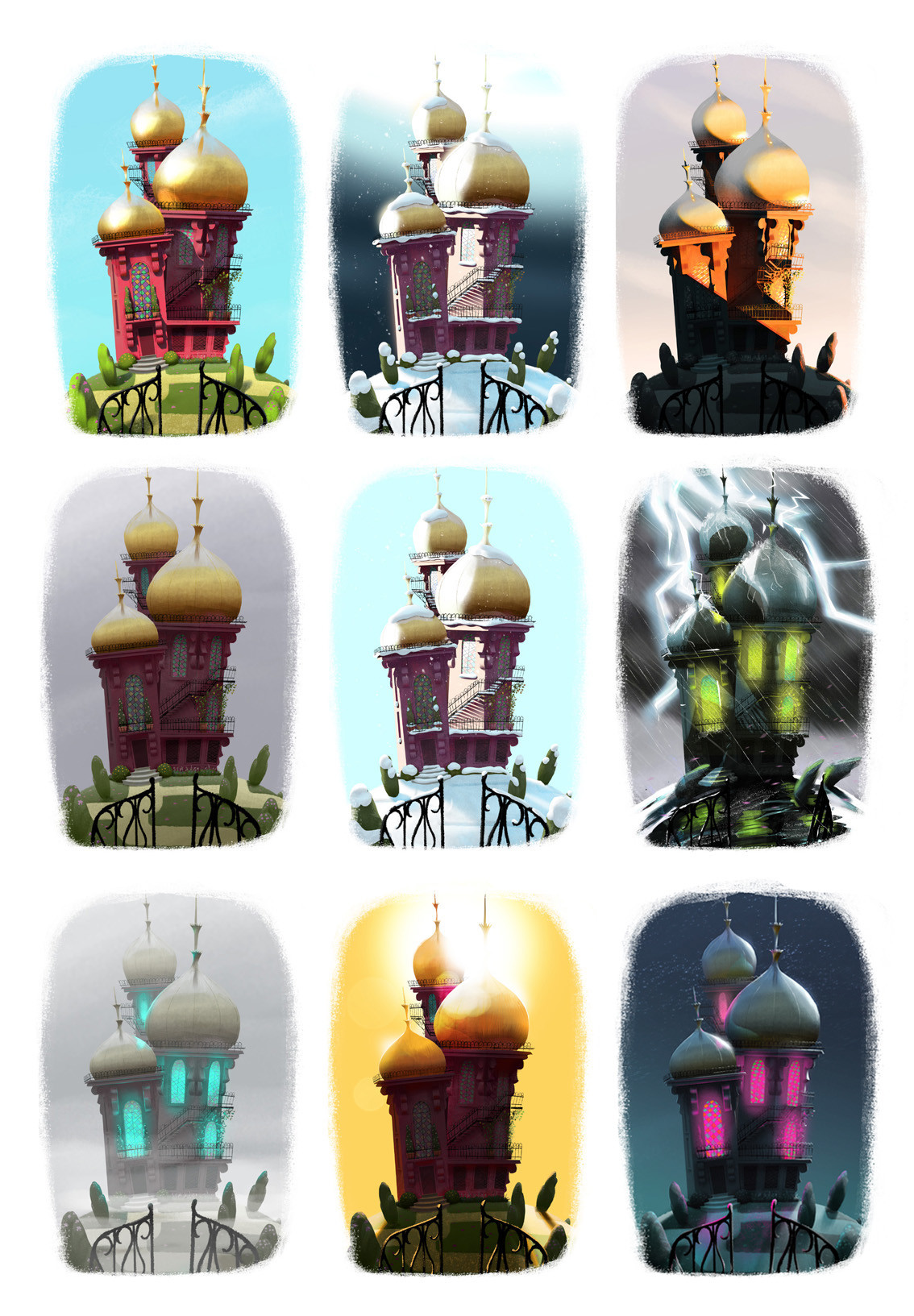 ArtStation - COLOR MOODS manor