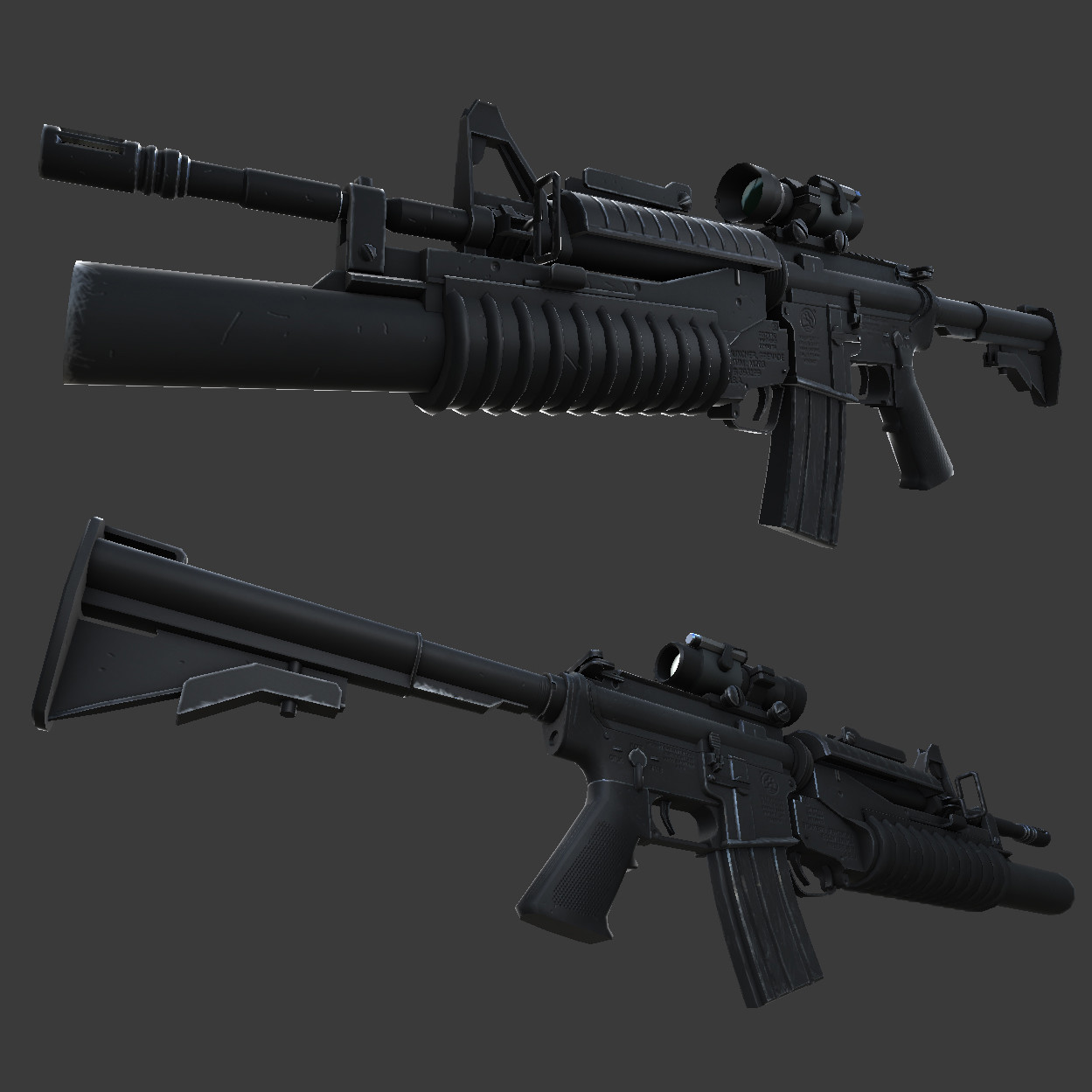 ArtStation - Battlefield 2 - Modern Combat: Weapons