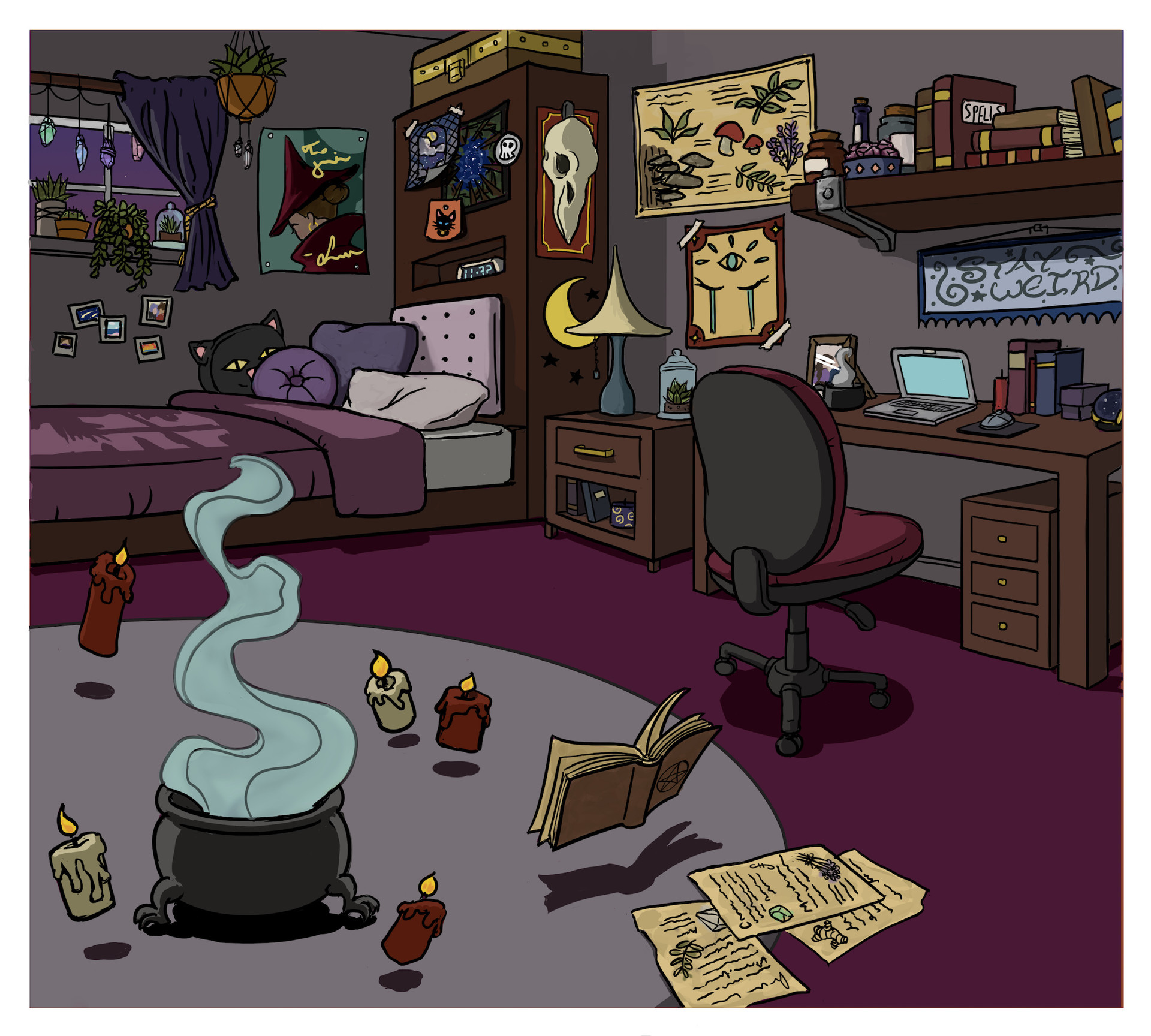 ArtStation - Modern Magic: Interior Environment