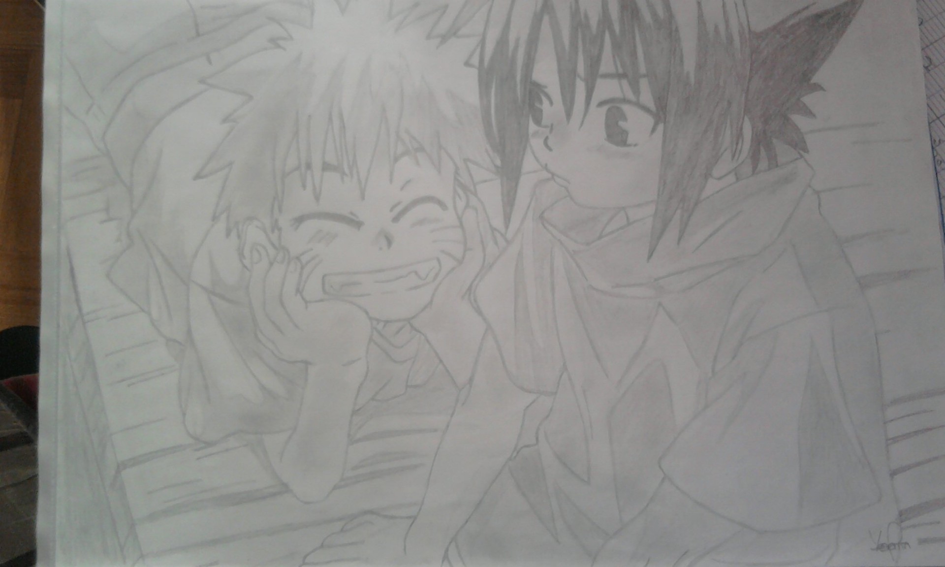 ArtStation - Naruto & Sasuke children