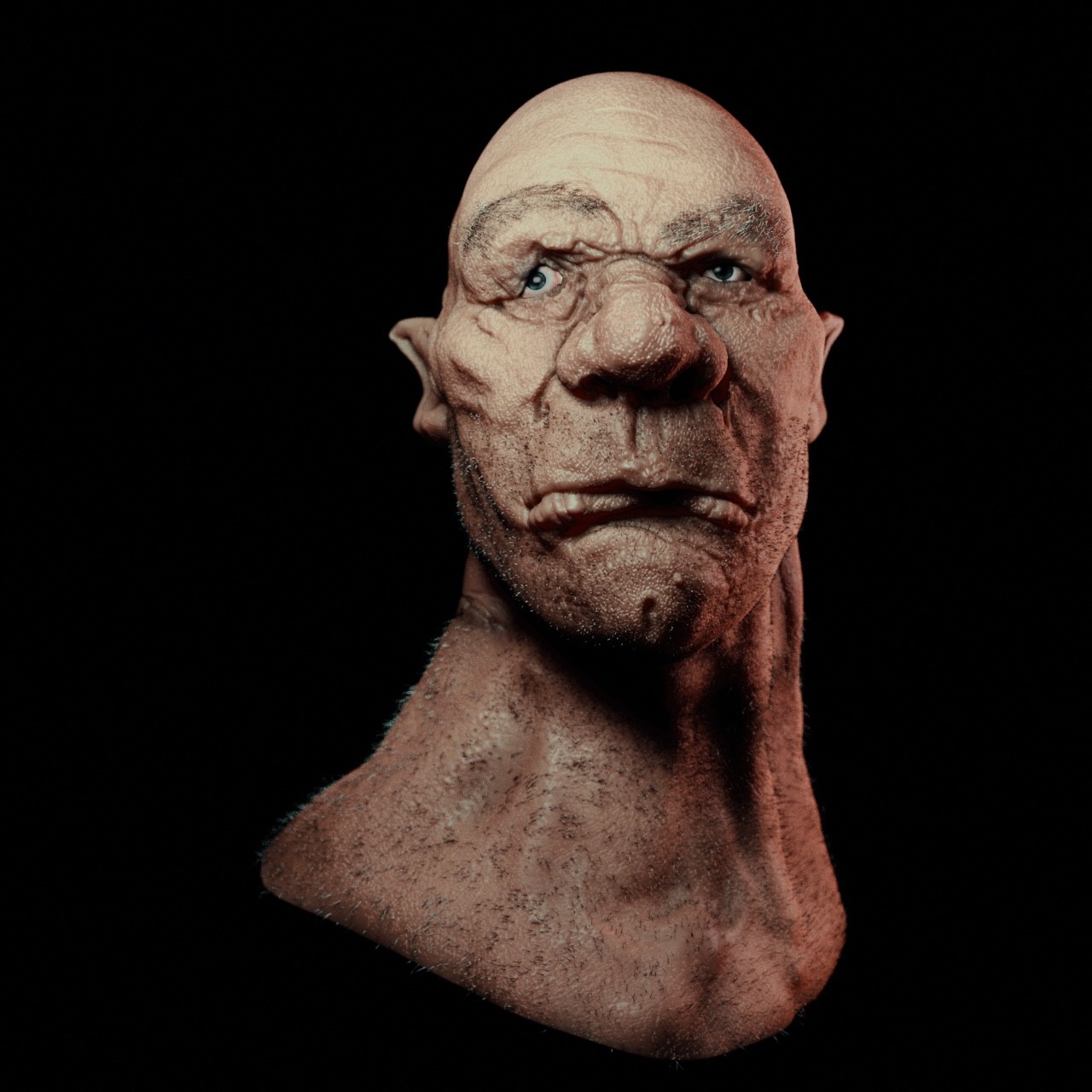 ArtStation - Jonathan, the handsome cave troll.