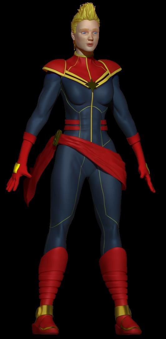 ArtStation - Captain Marvel