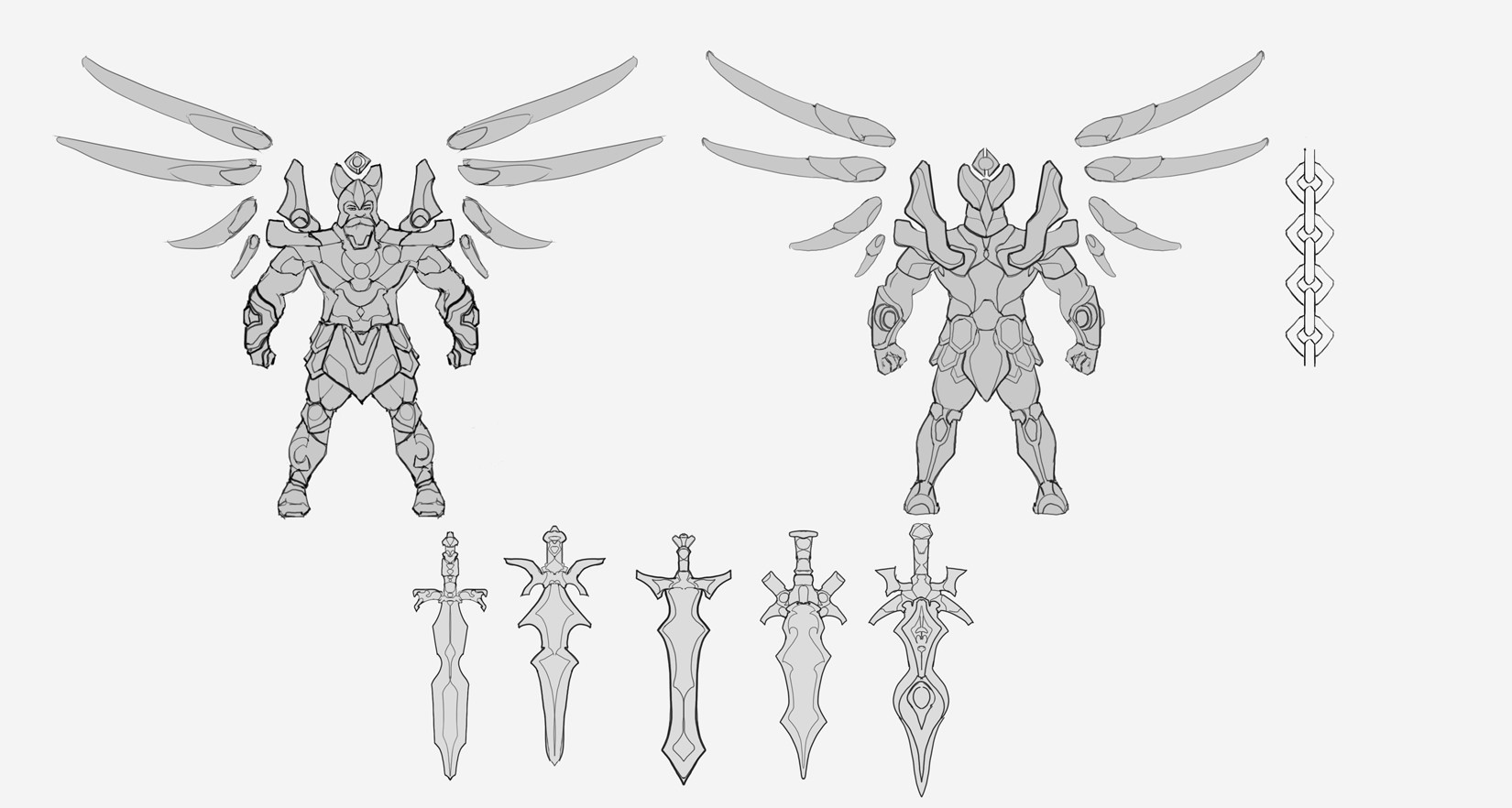 Danny Kundzinsh - conceptual design and illustration - Archangel Michael