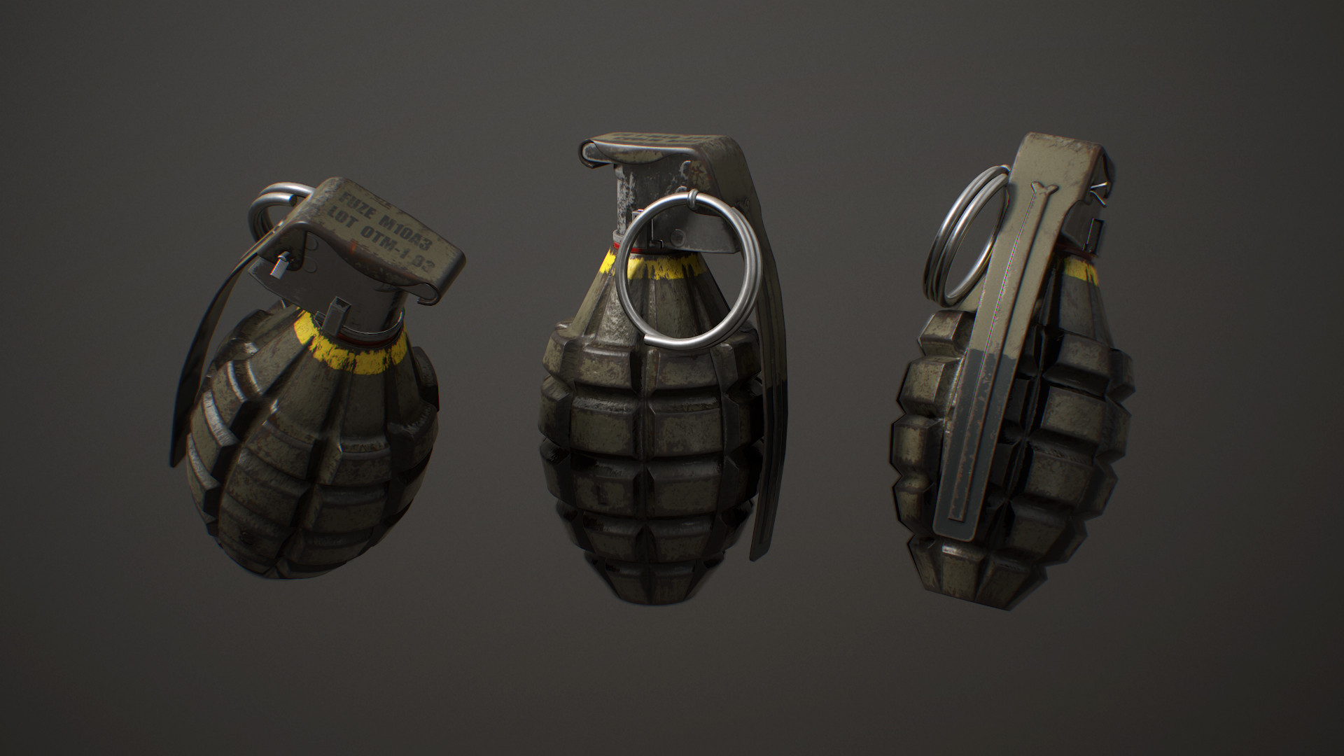 ArtStation - Mk2 Pineapple Grenade