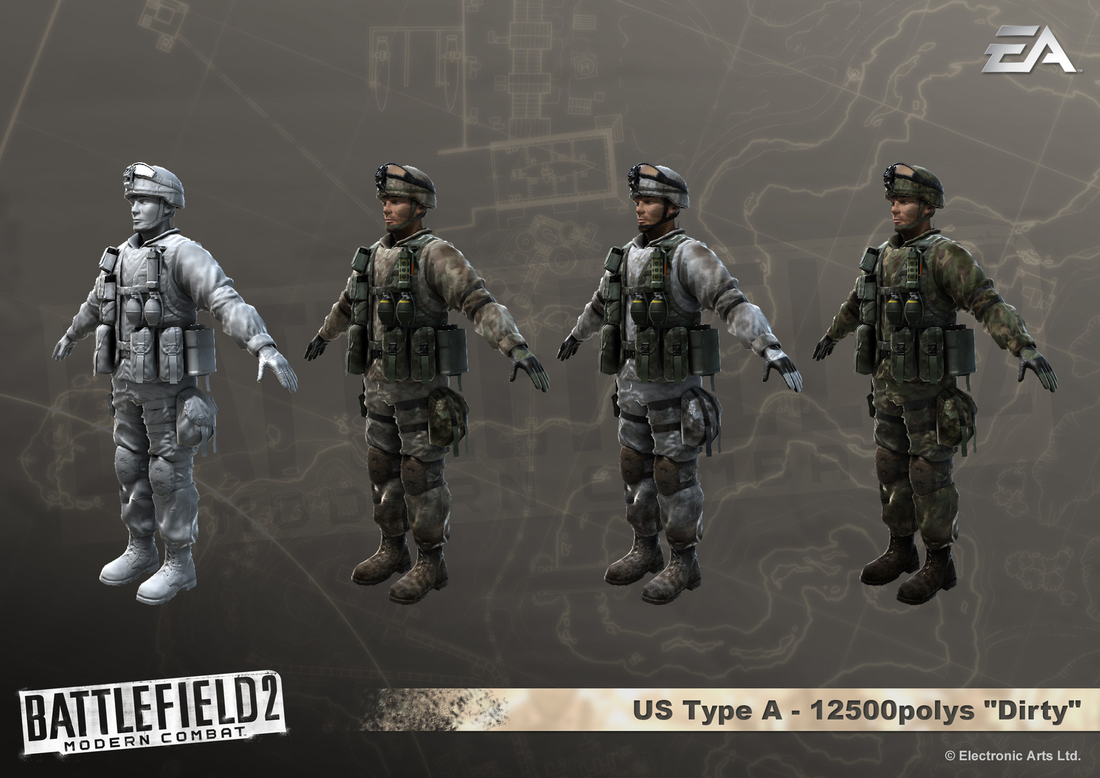 Mike Man - Battlefield 2 - Modern Combat: Characters