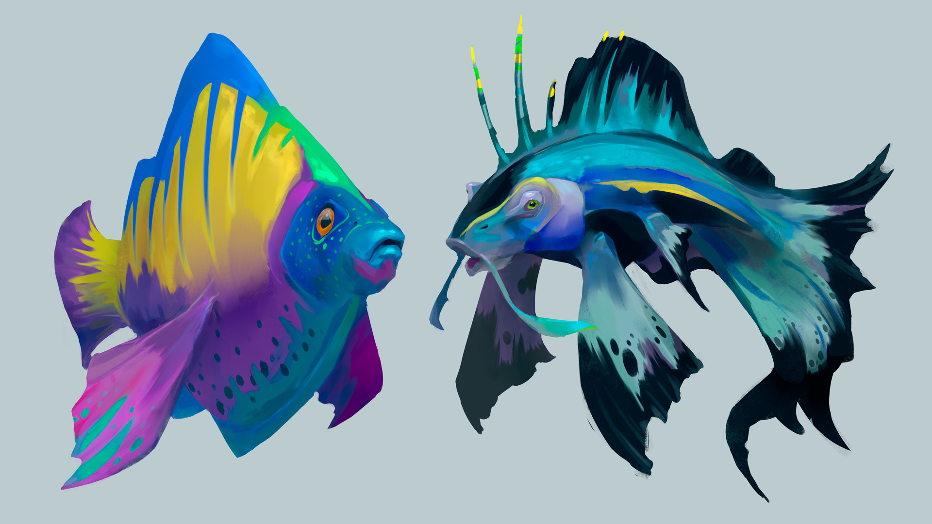 ArtStation - Deep Sea Fishing Creatures V2