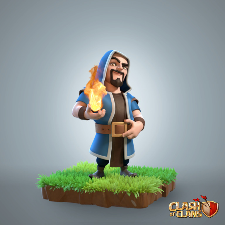 Supercell Clash Of Clans Wizard