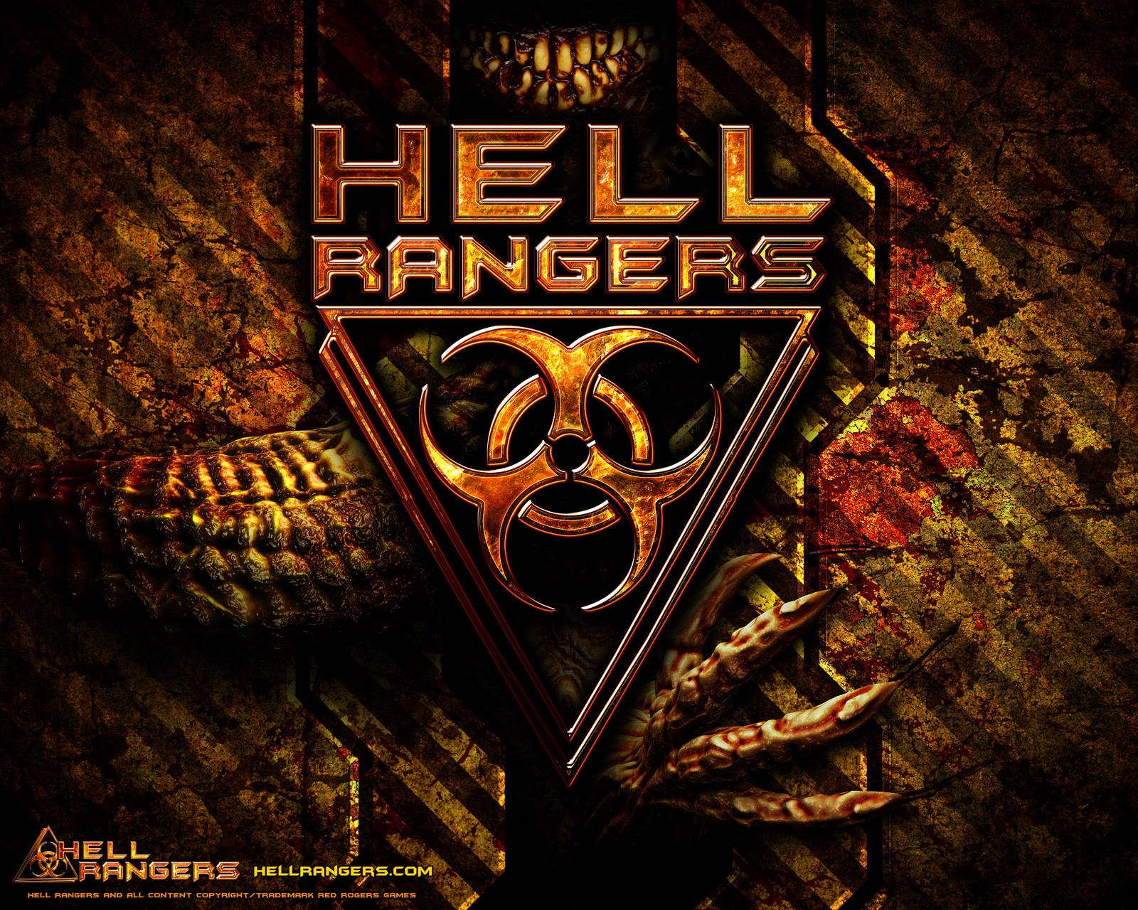 David Rogers - Hell Rangers Box Art