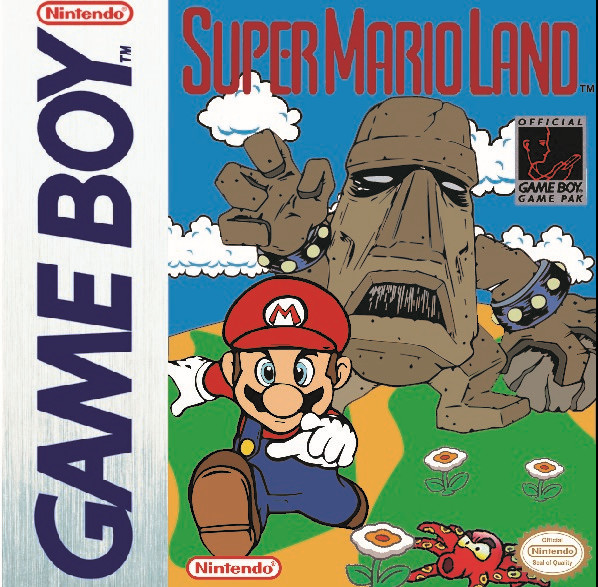 ArtStation - Super Mario Land |Game boy|Remake of the cover|