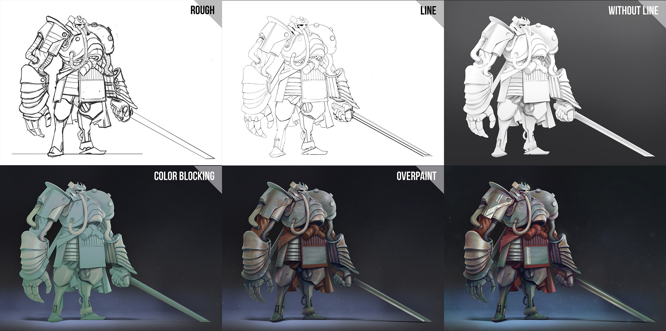 David Alvarez Portfolio - Samuraï war golem