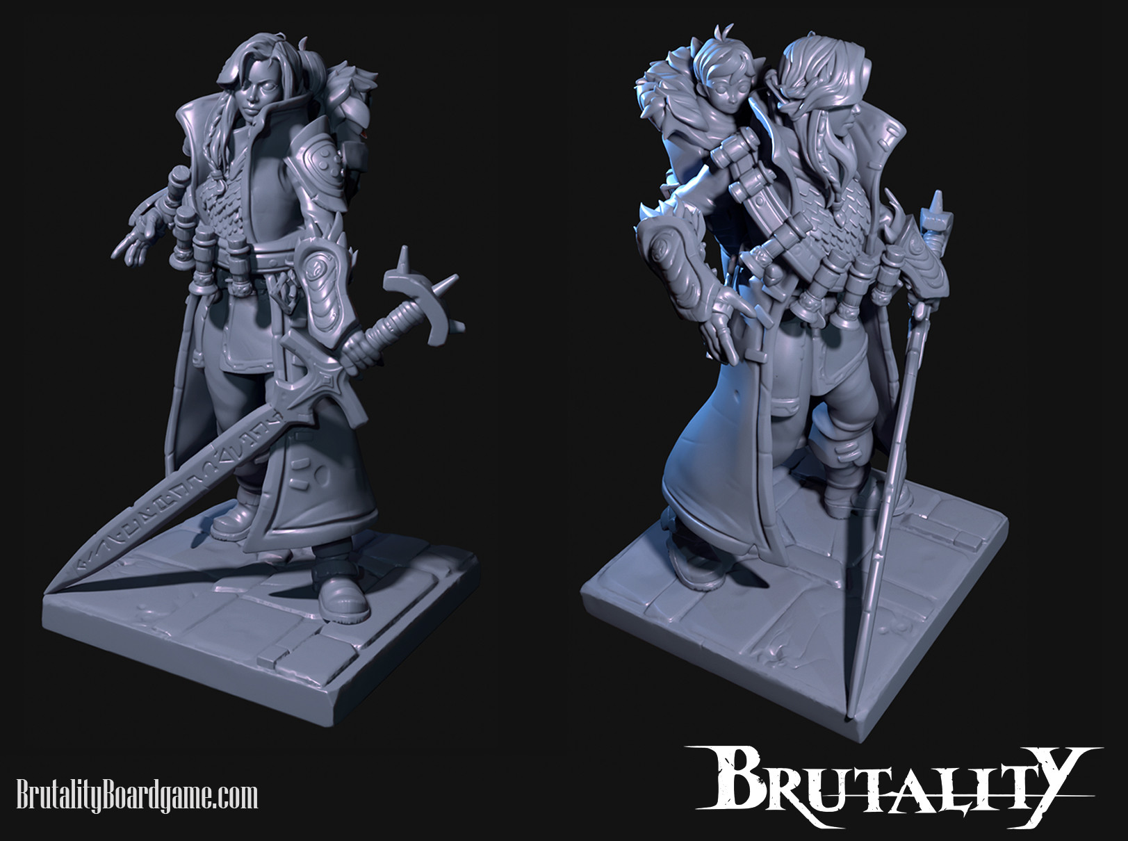 Brian McClain - Sadie - 3D Figure for Brutality Game
