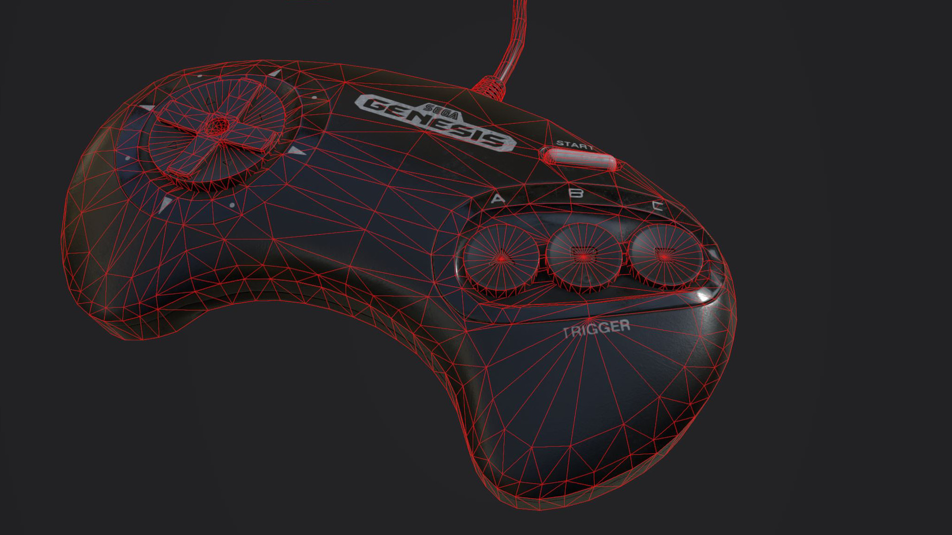 sega genesis controller wallpaper