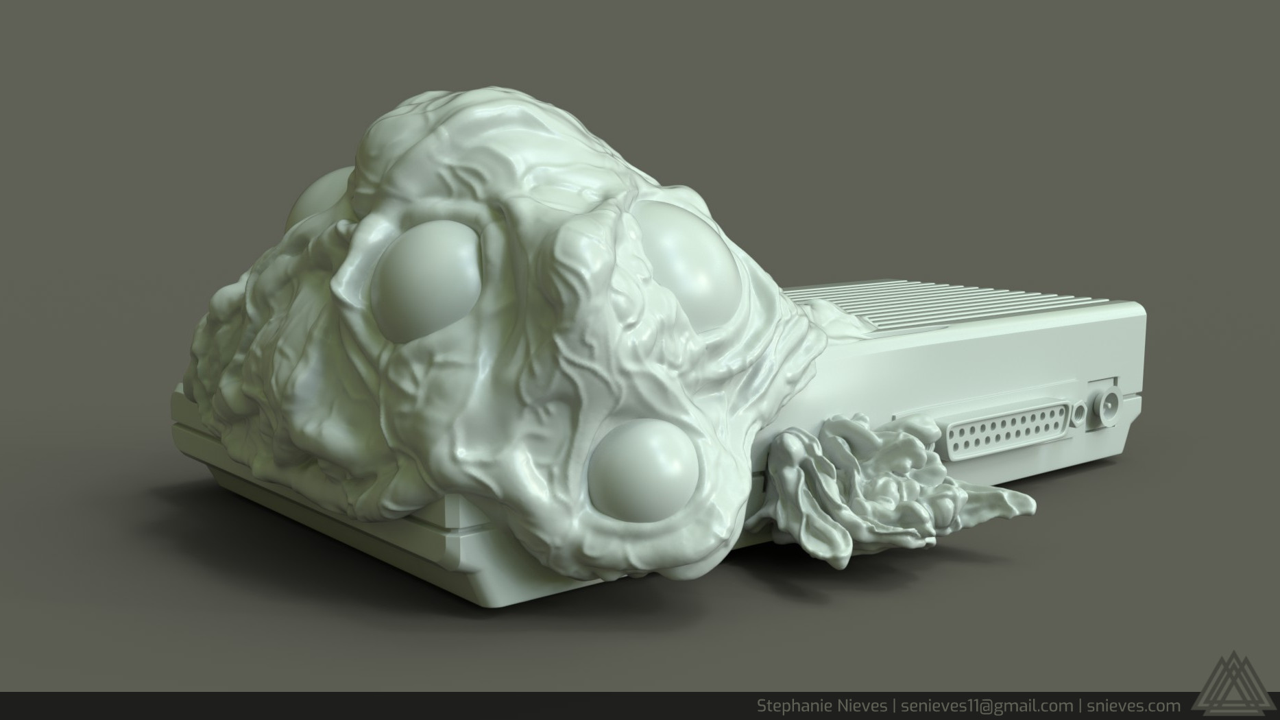 Stephanie Nieves - Biomodem - Handpainted