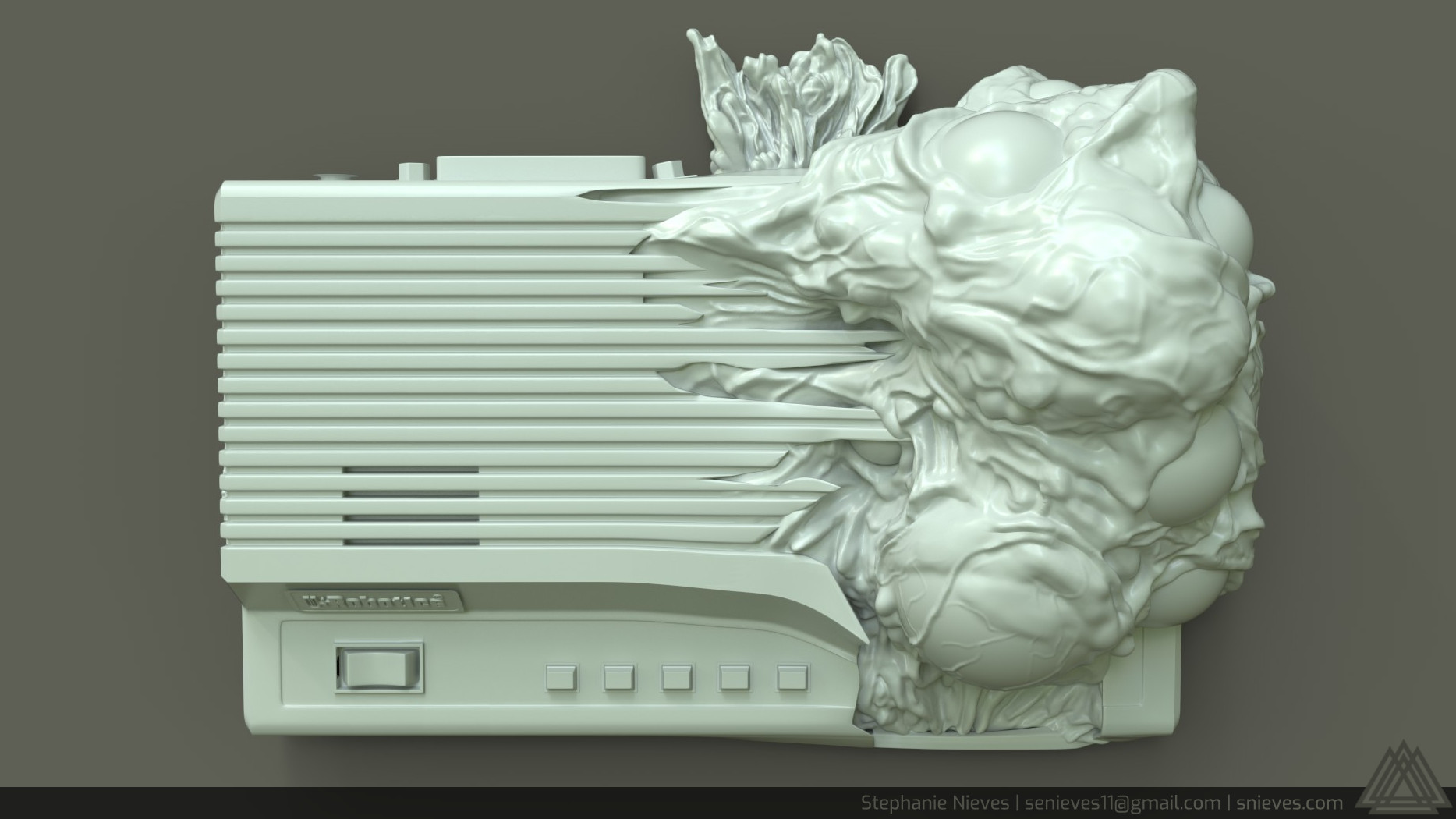 Stephanie Nieves - Biomodem - Handpainted