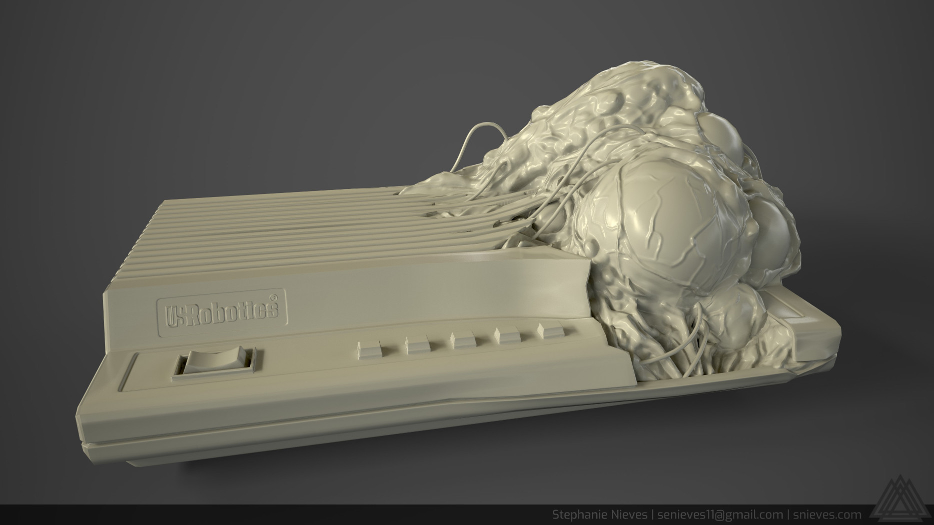 Stephanie Nieves - Biomodem - Handpainted