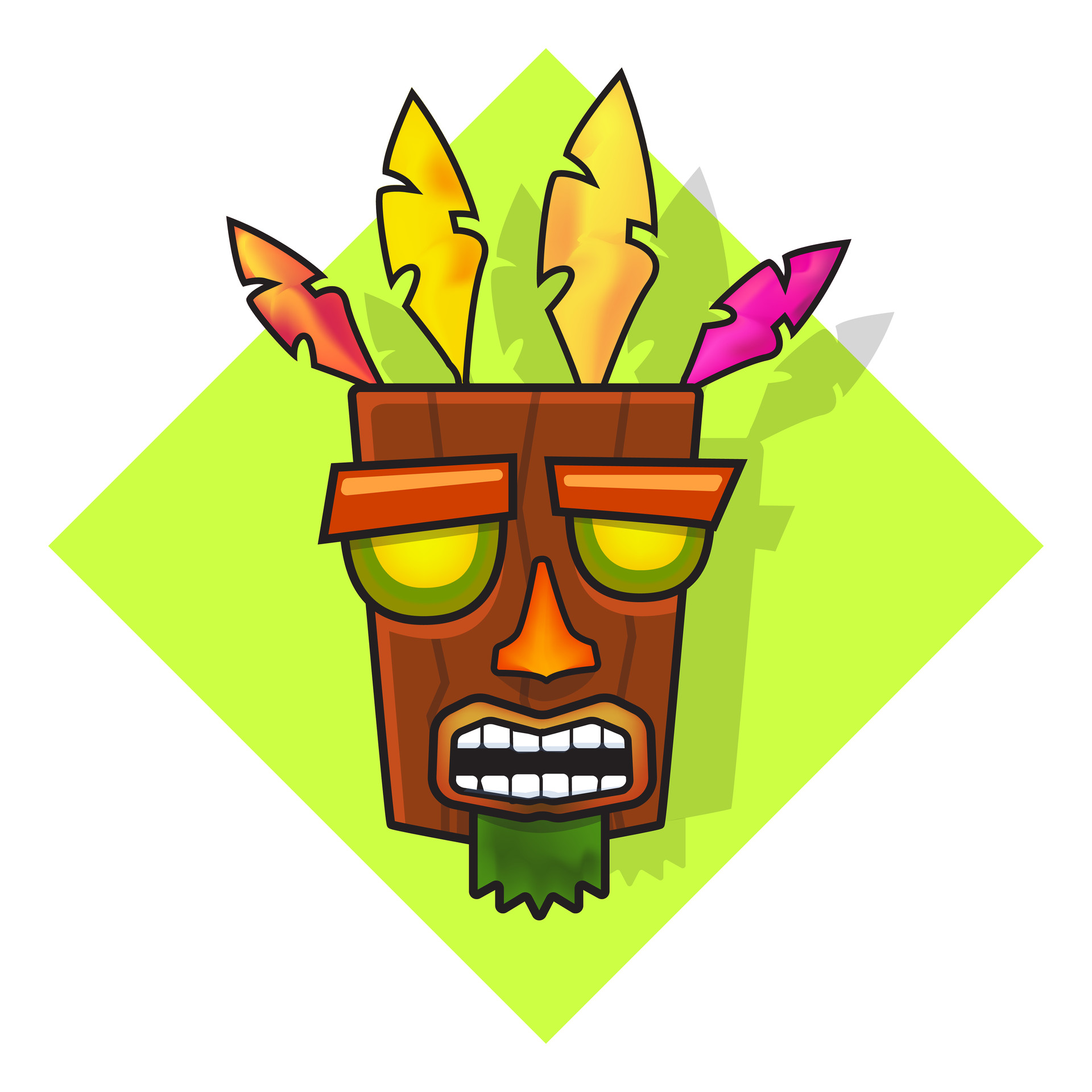 ArtStation - AKu Aku Mask - Illustration