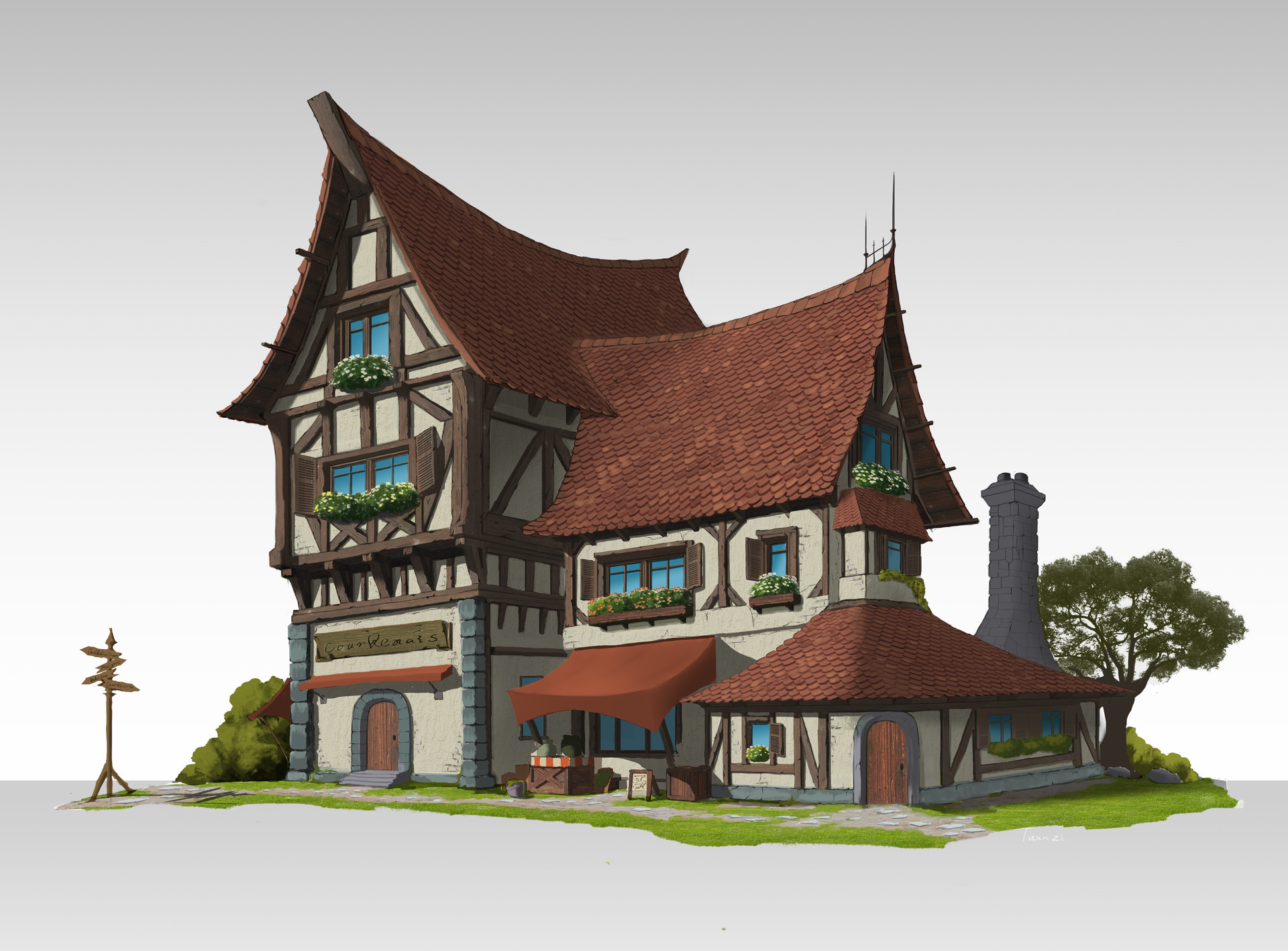 ArtStation - Small building design