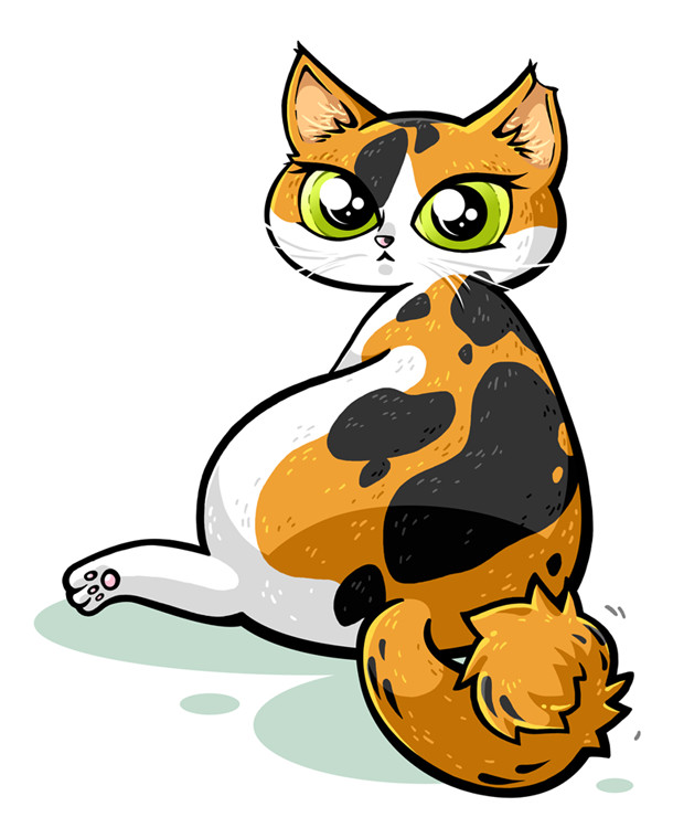 ArtStation - Calico Cat