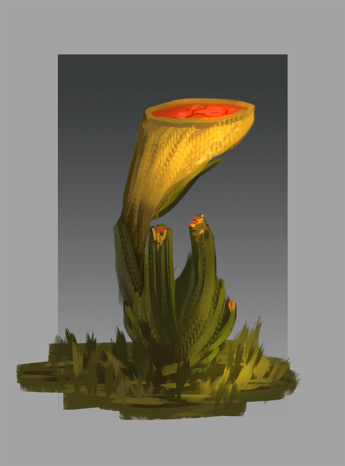 Alex Sebesten - Foliage concept art