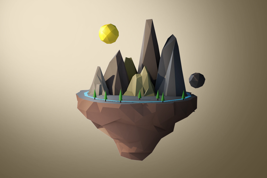 ArtStation - Floating Island