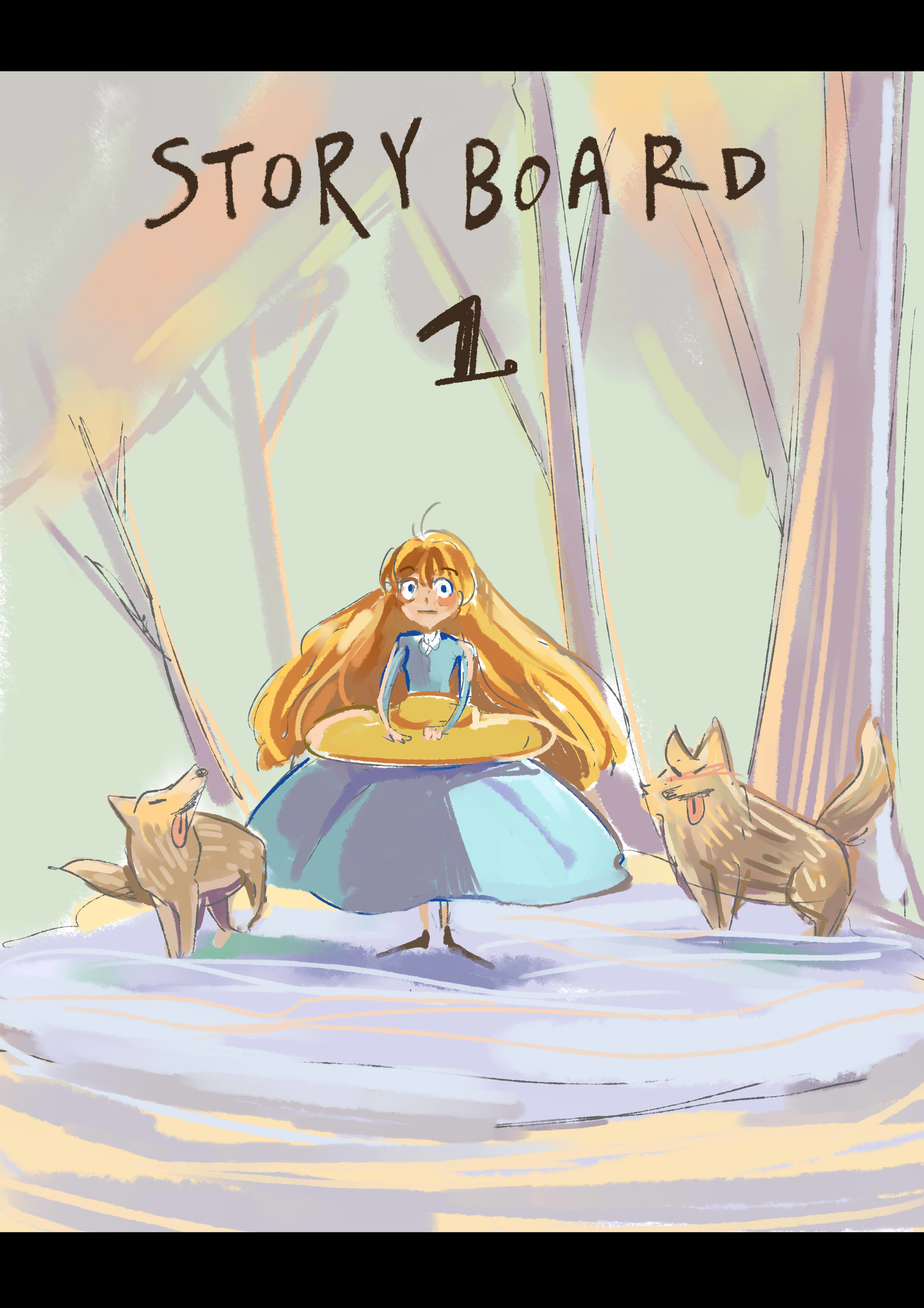 ArtStation - Storyboard Practice 1