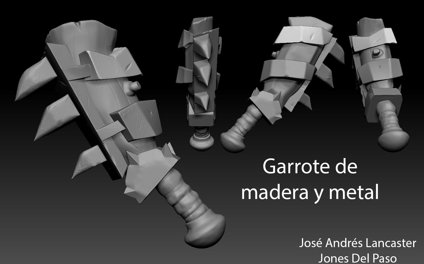 ArtStation - Garrote basado en ConceptArt