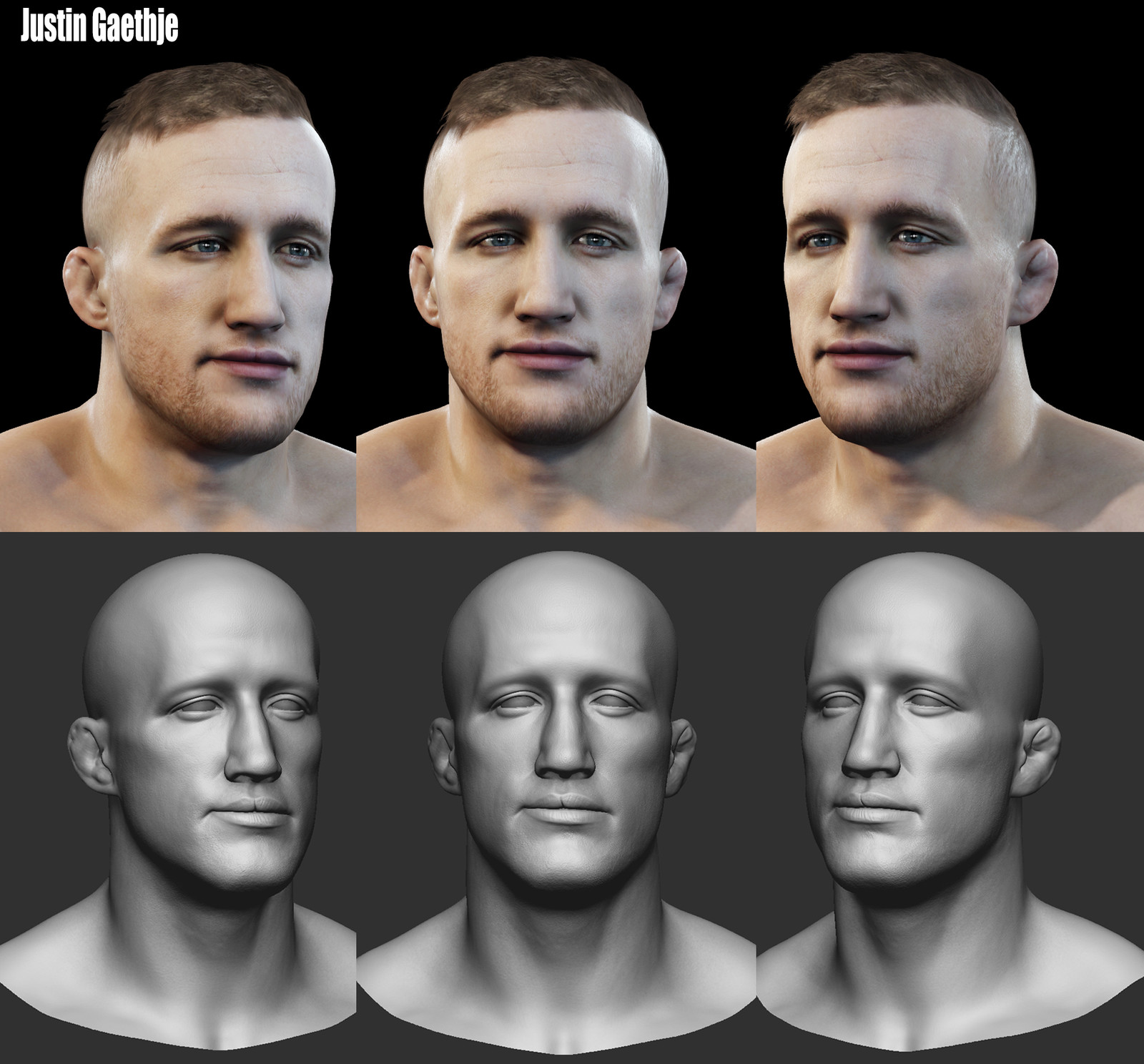 Matthew Briglio - UFC3 Character Art