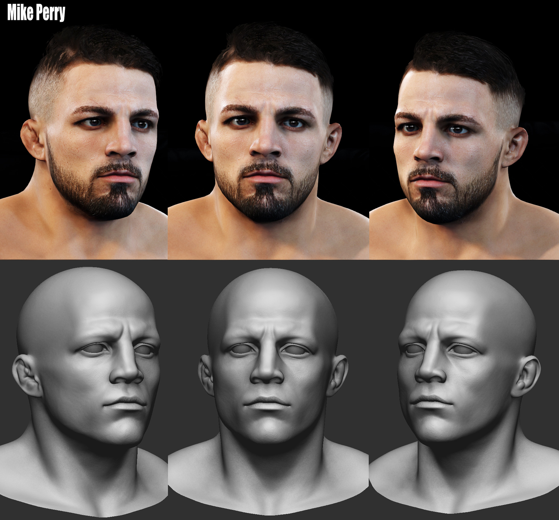 Matthew Briglio - UFC3 Character Art