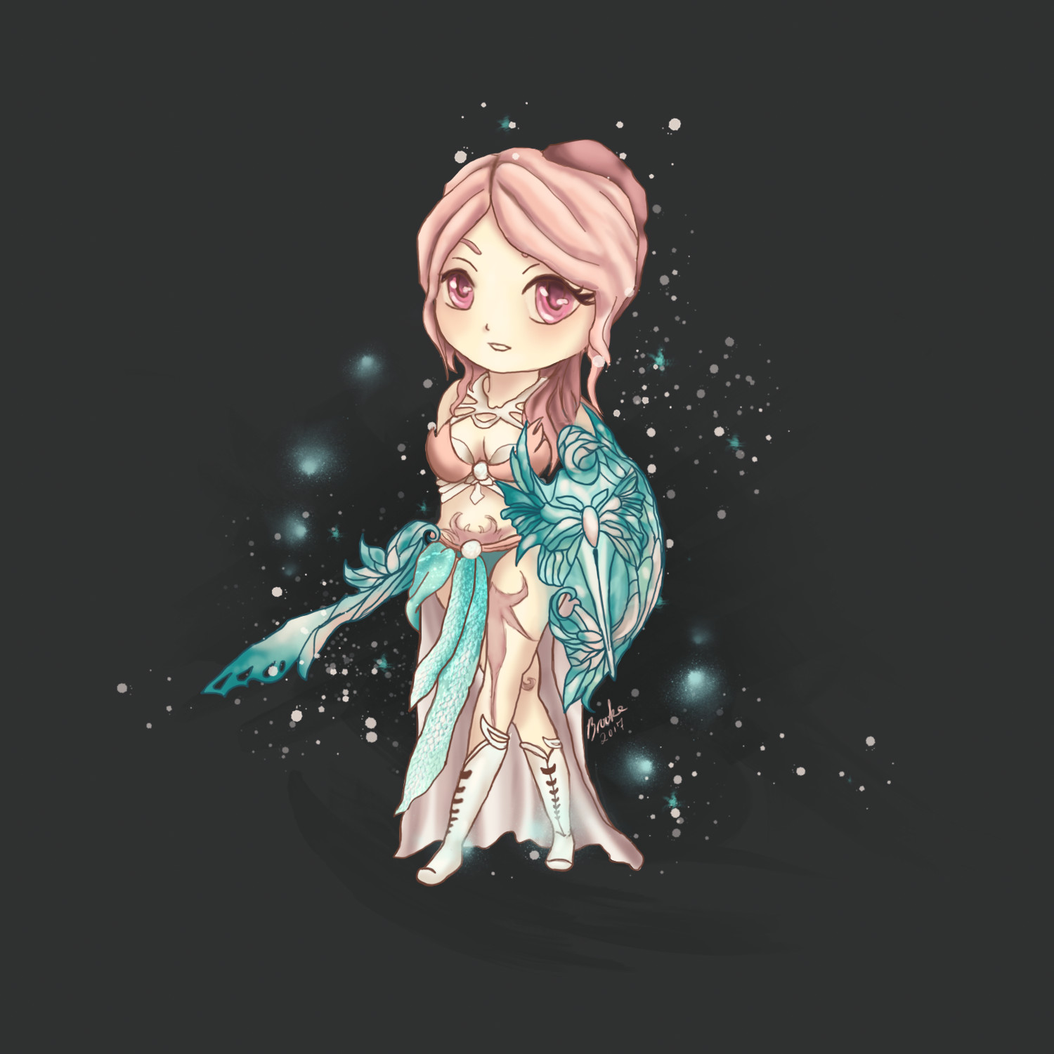 Anime Air Element Girl