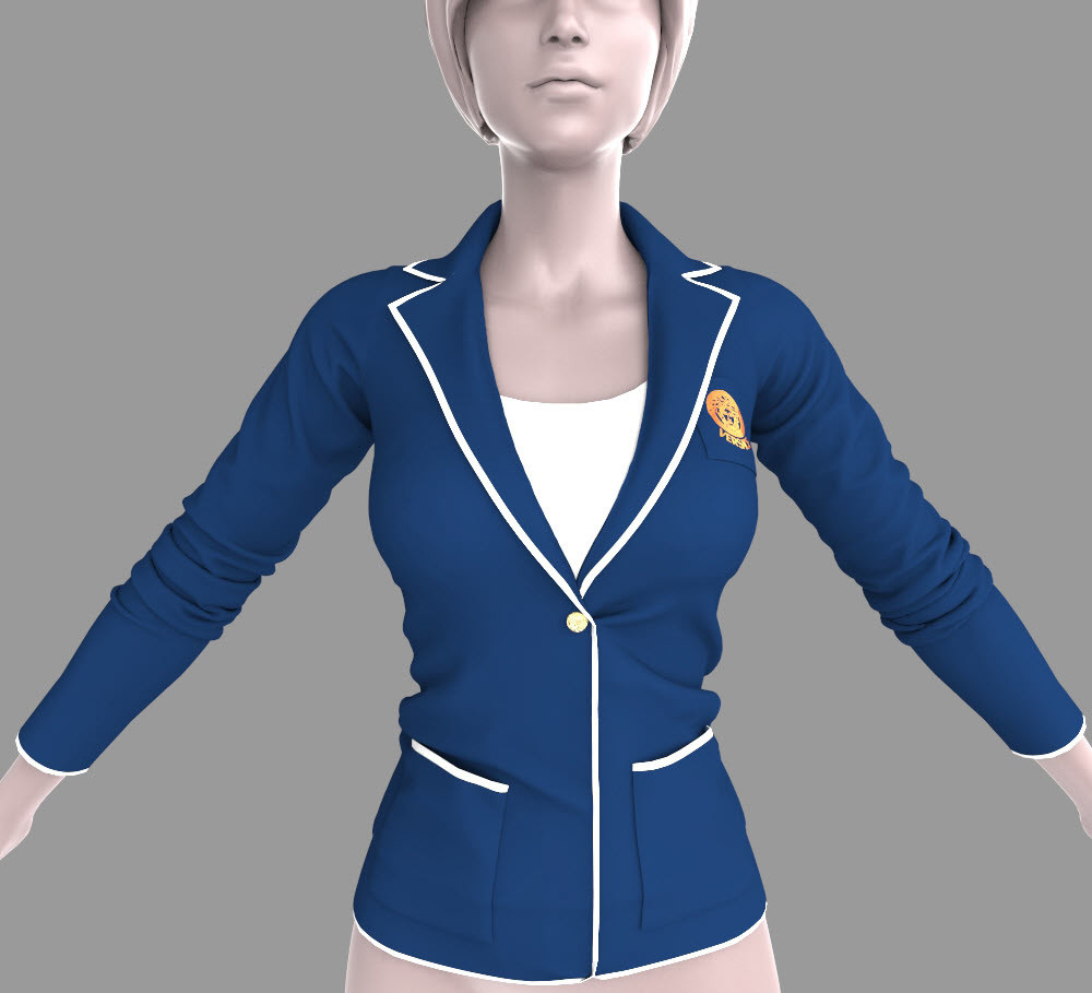 Camille Kleinman - Marvelous Designer Jacket Project