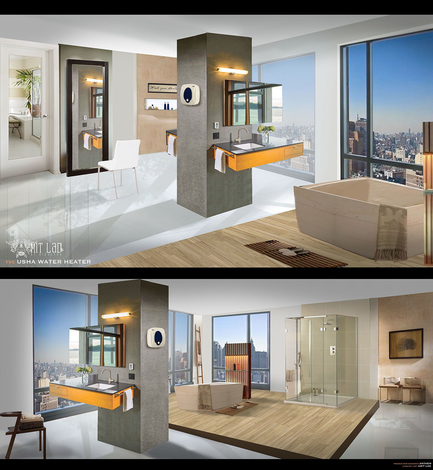 ArtStation - TVC USHA - SET CONCEPT DESIGN