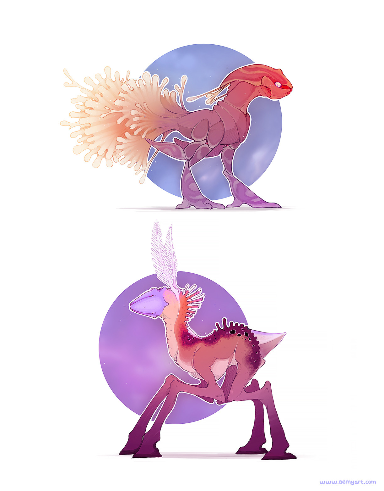 ArtStation - Alien Creature designs