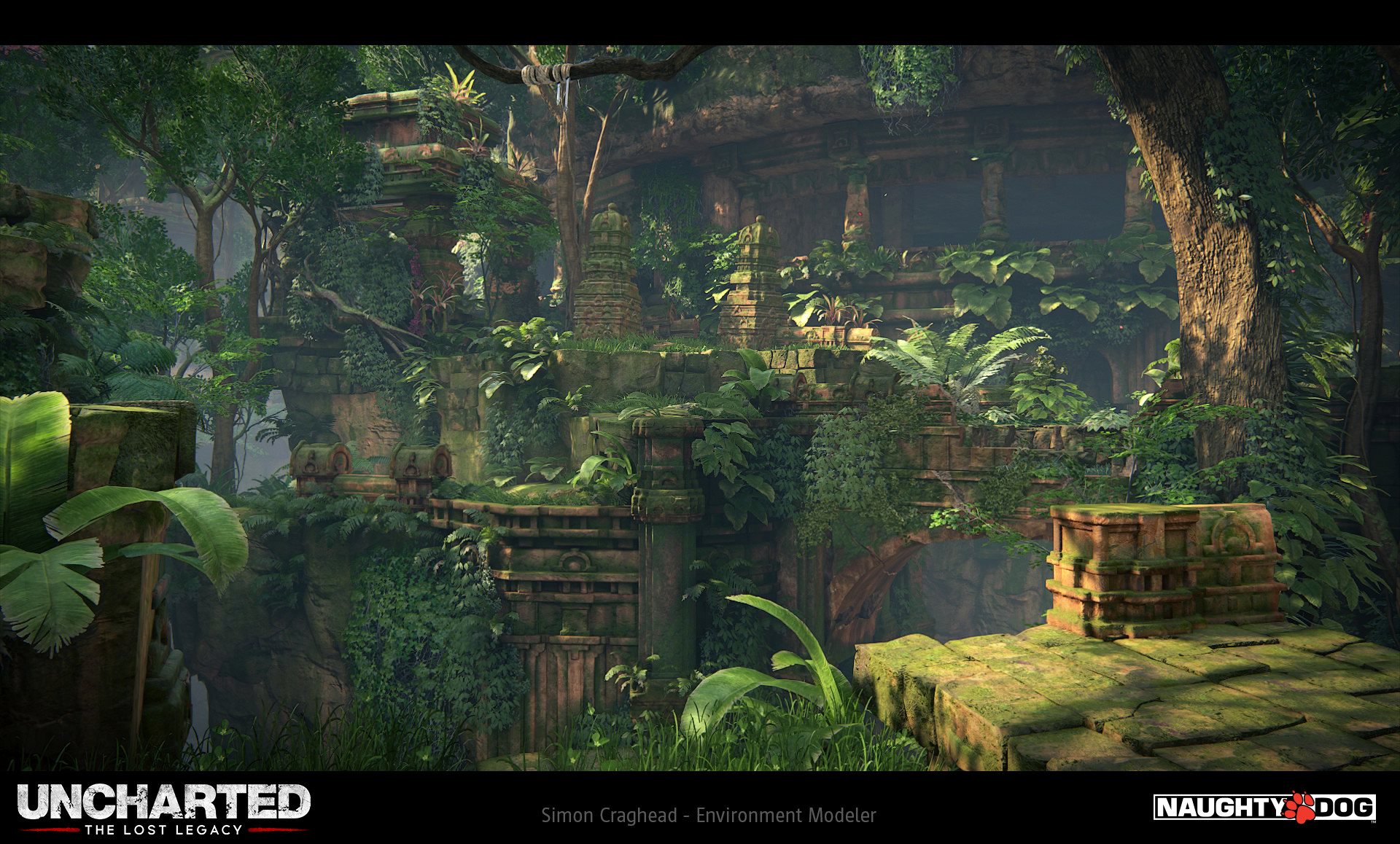 Simon Craghead - Uncharted: The Lost Legacy (E3 gameplay demo)