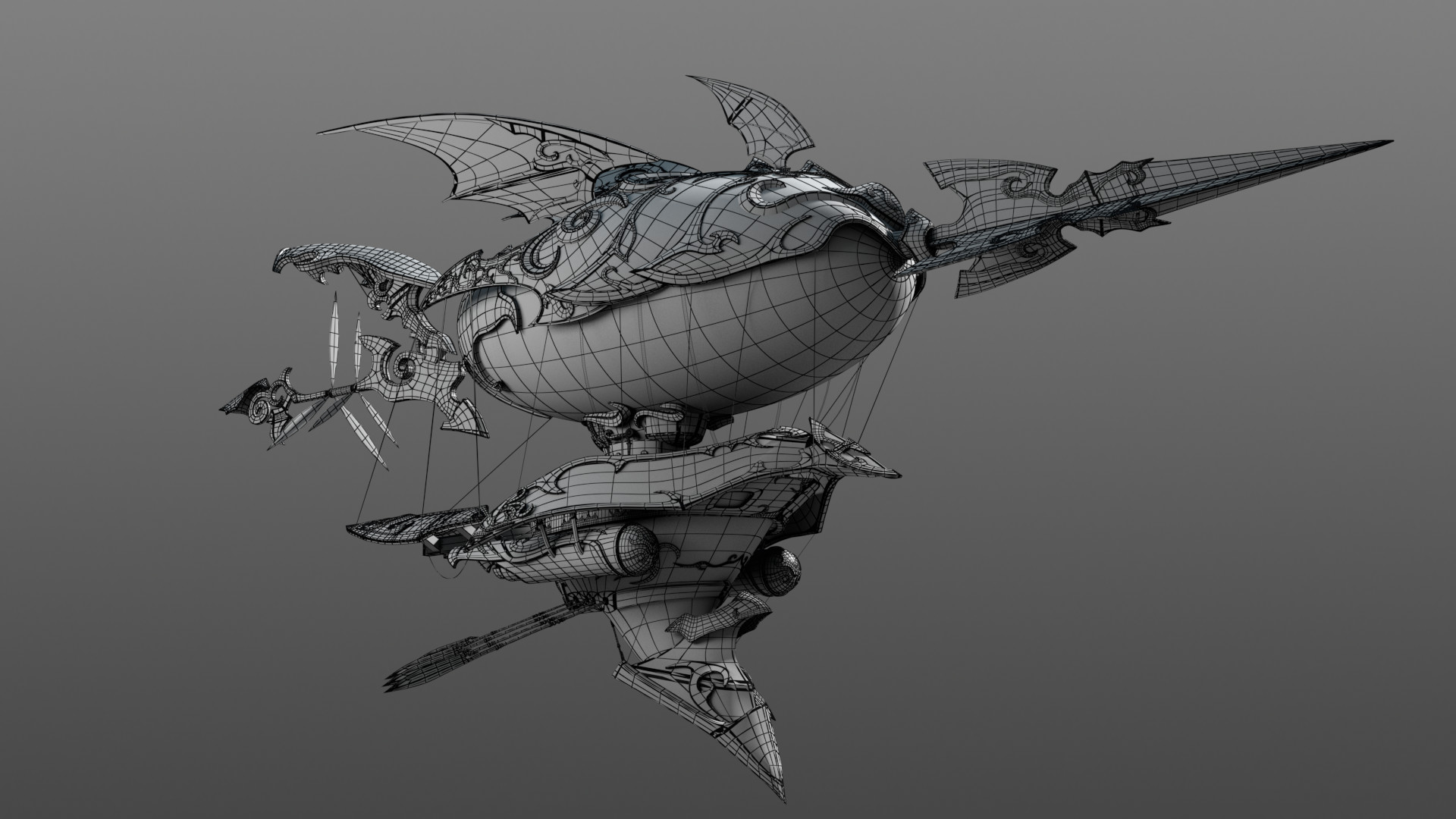 Yilong Mu - Final fantasy Style Air ship