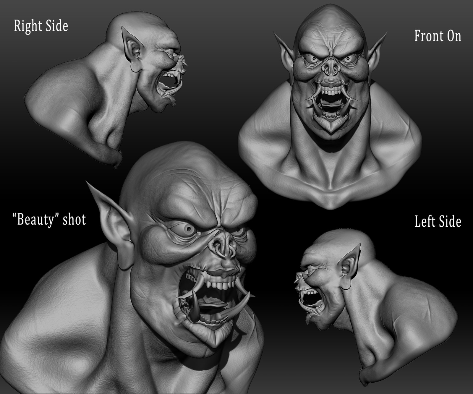 Chris Ambroziak - Orc sculpt