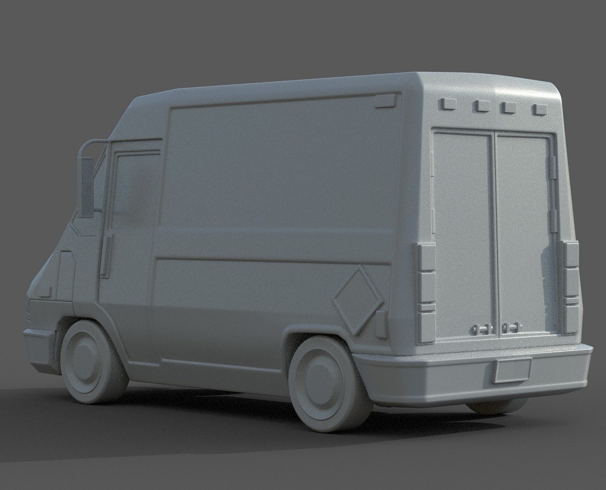 Renafox3D - Stylized Van