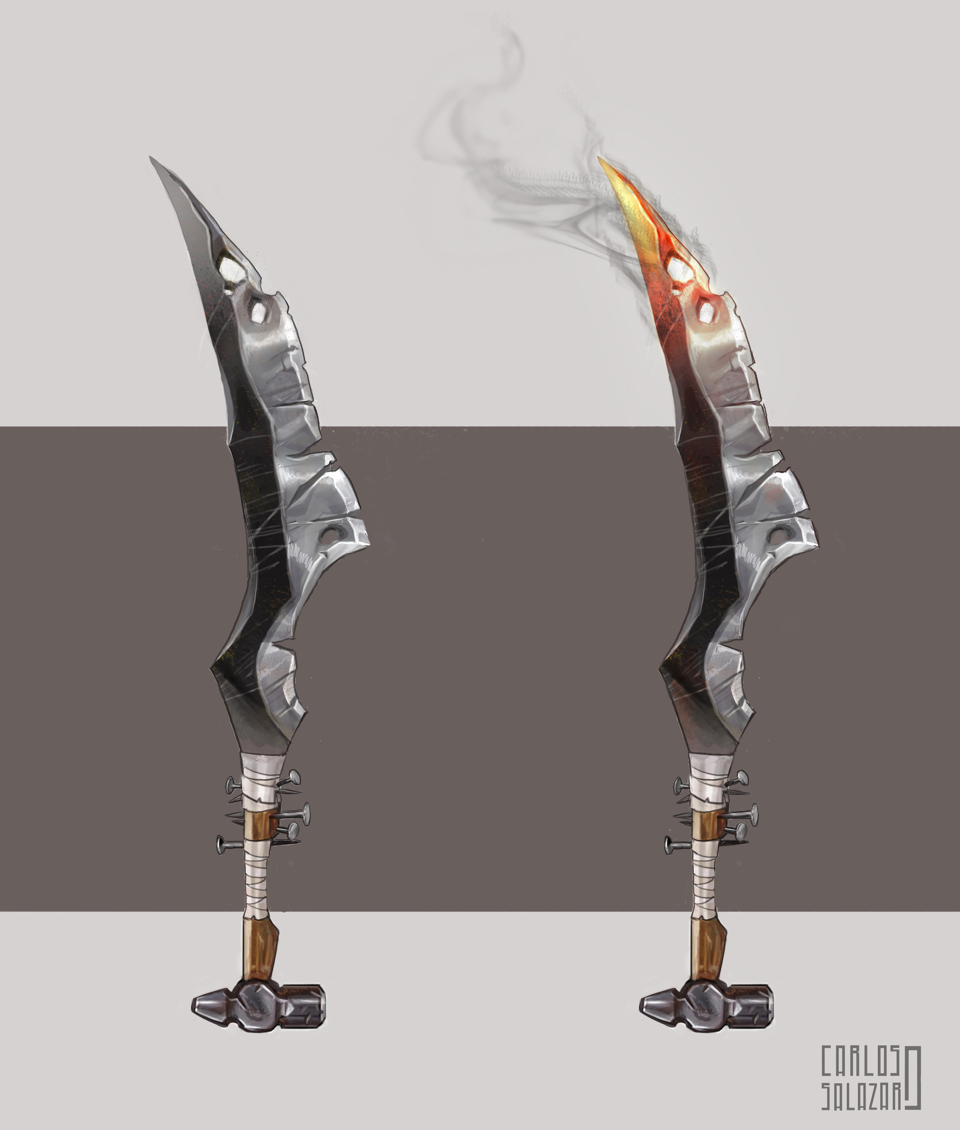 ArtStation - Weapon design, Carlos D. Salazar