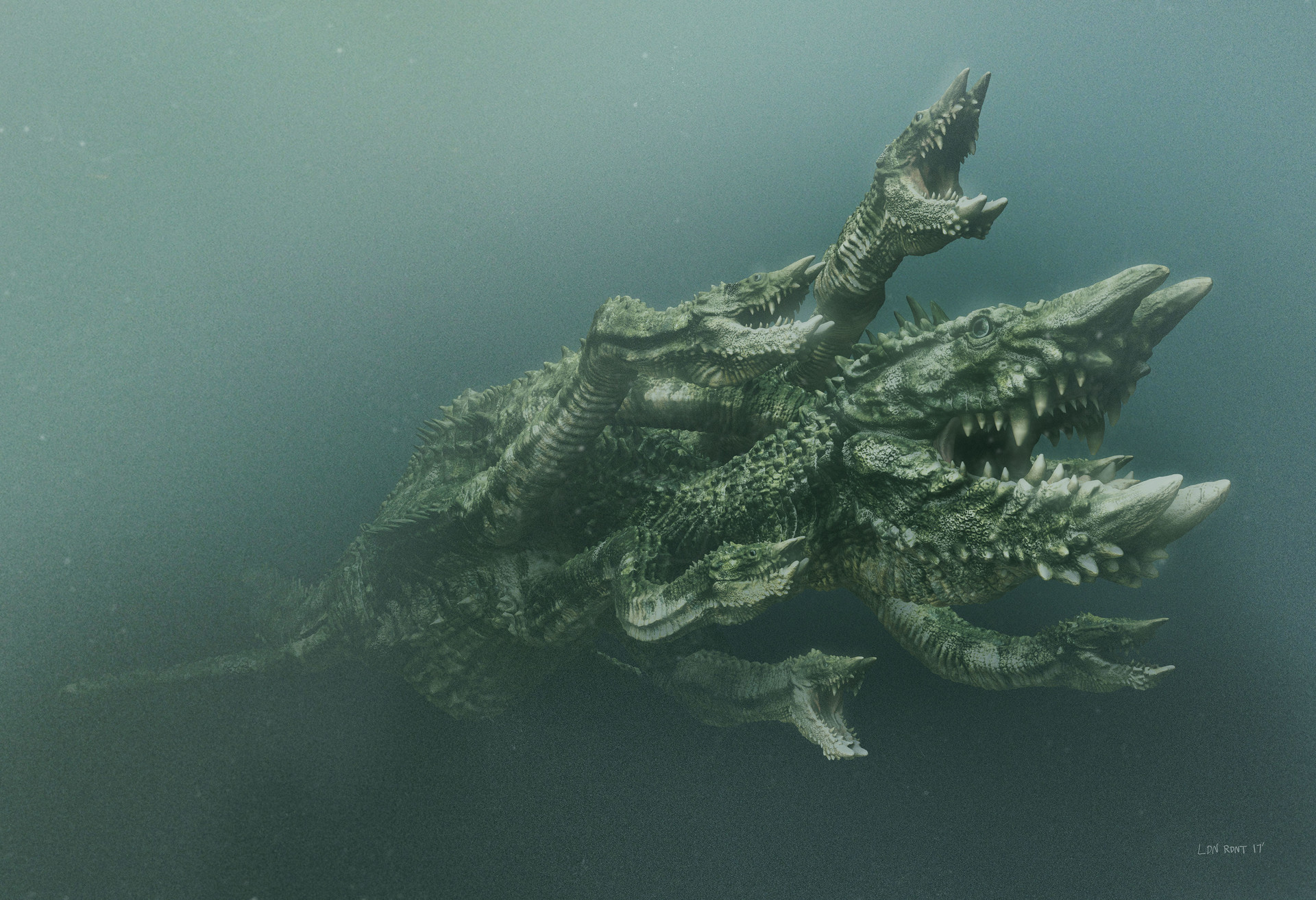 ArtStation - Leviathan underwater re-render