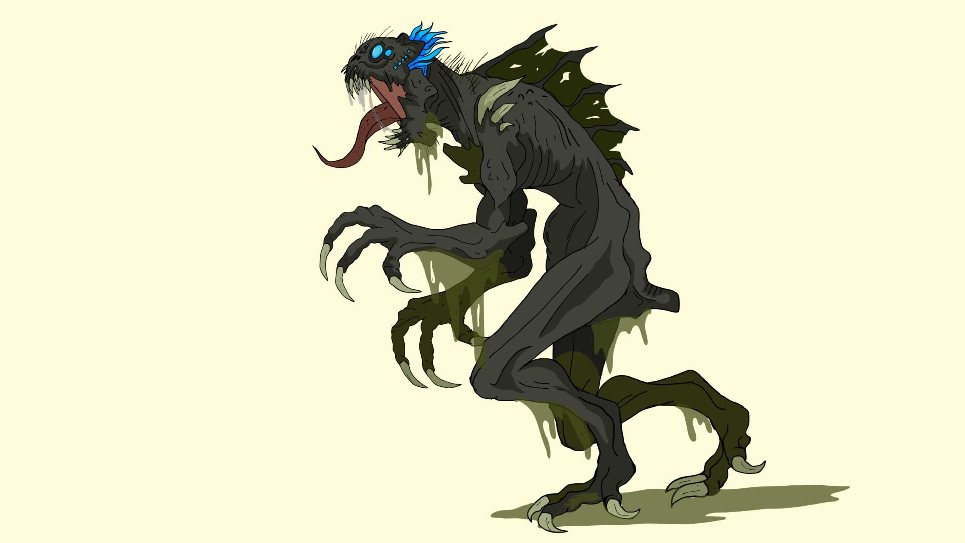 ArtStation - swamp monster