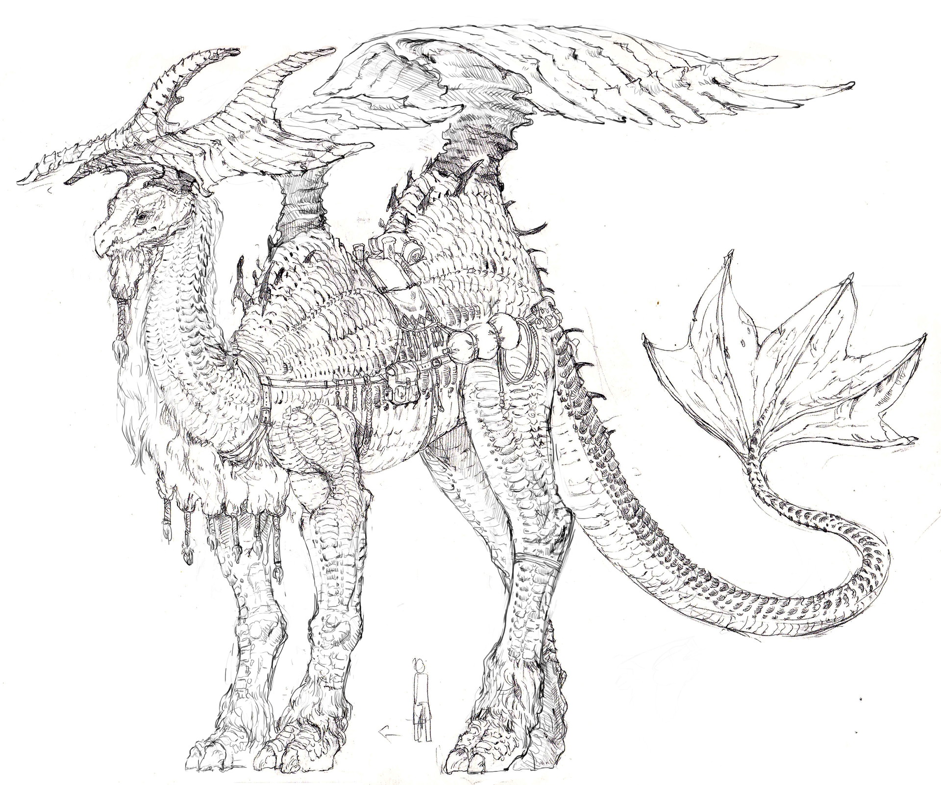 ArtStation - camel dragon