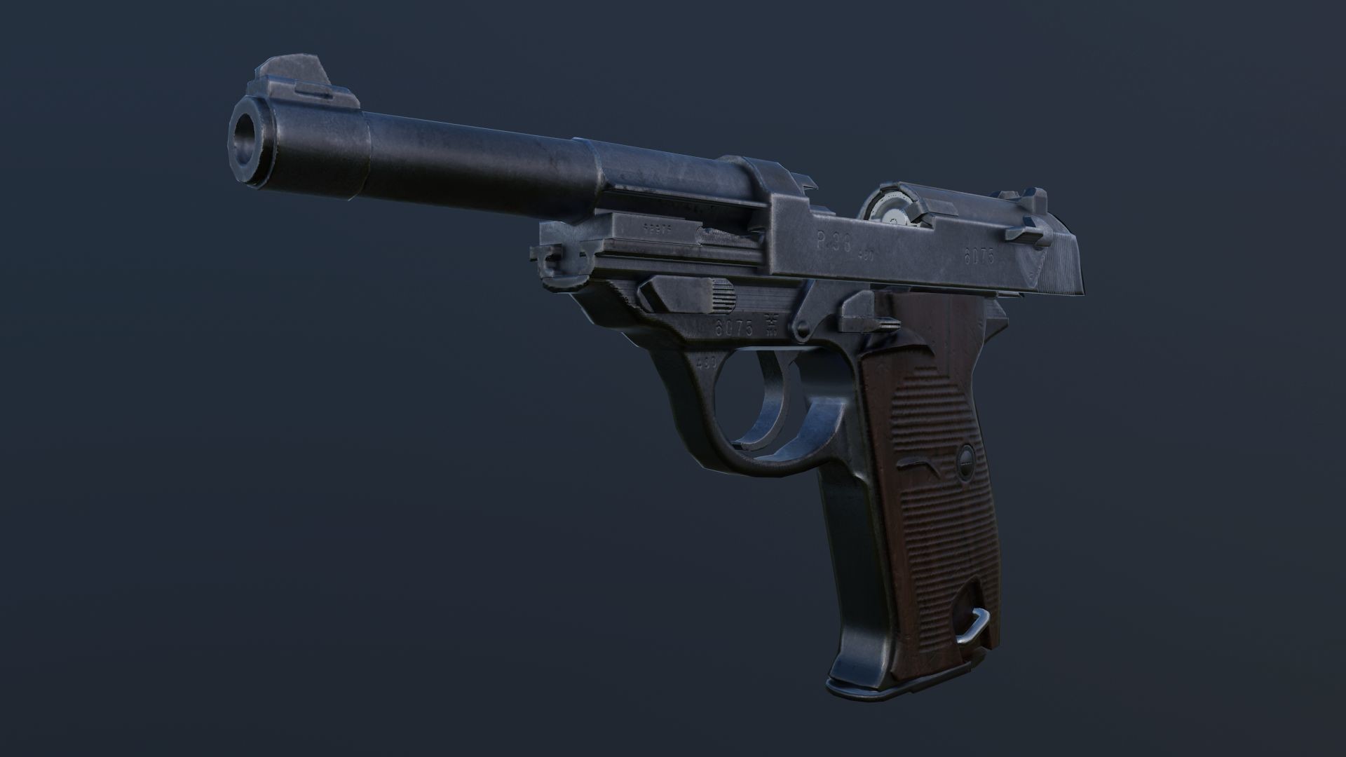 ArtStation - Walther P38(low polygon count)